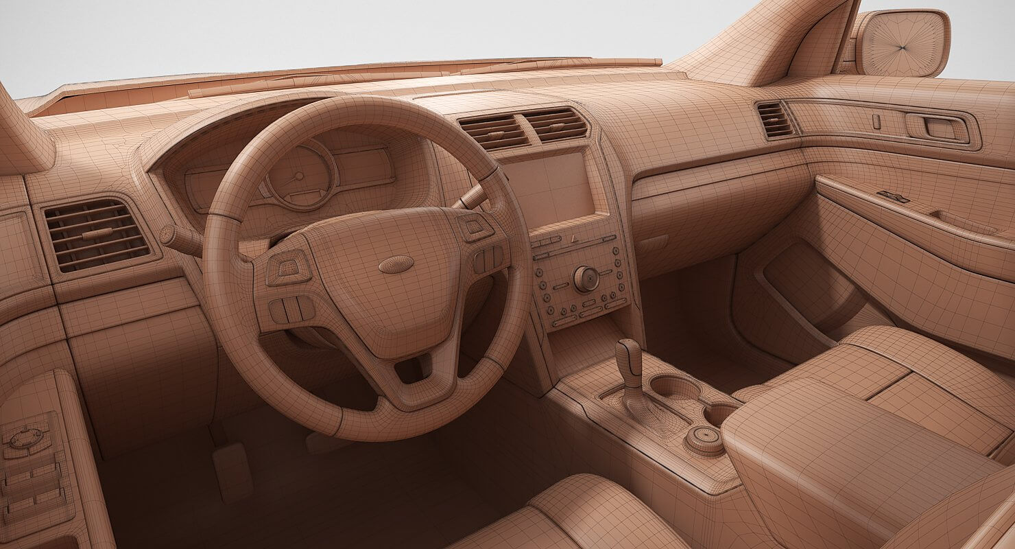 Ford Explorer 2019 - 3D Model by 3dacuvision