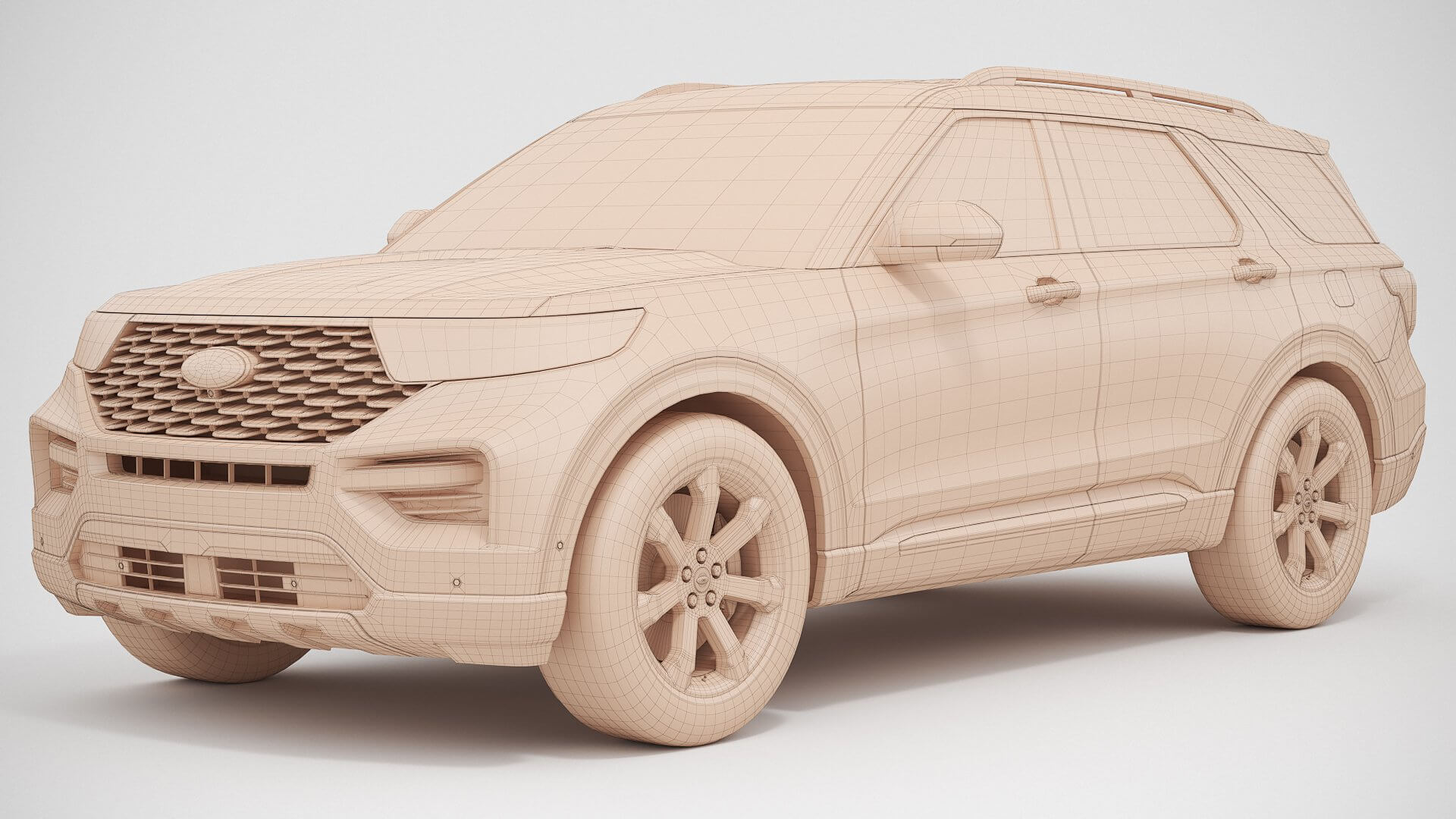 Ford Explorer 2020 - 3D Model by 3dacuvision