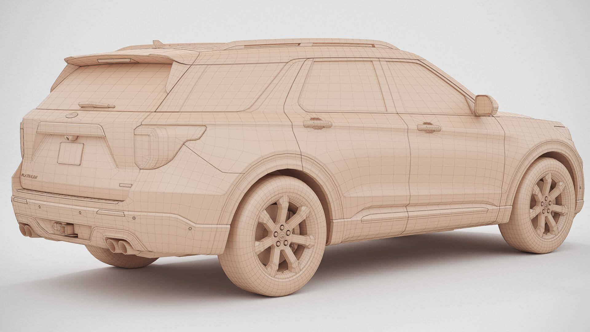 Ford Explorer 2020 - 3D Model by 3dacuvision