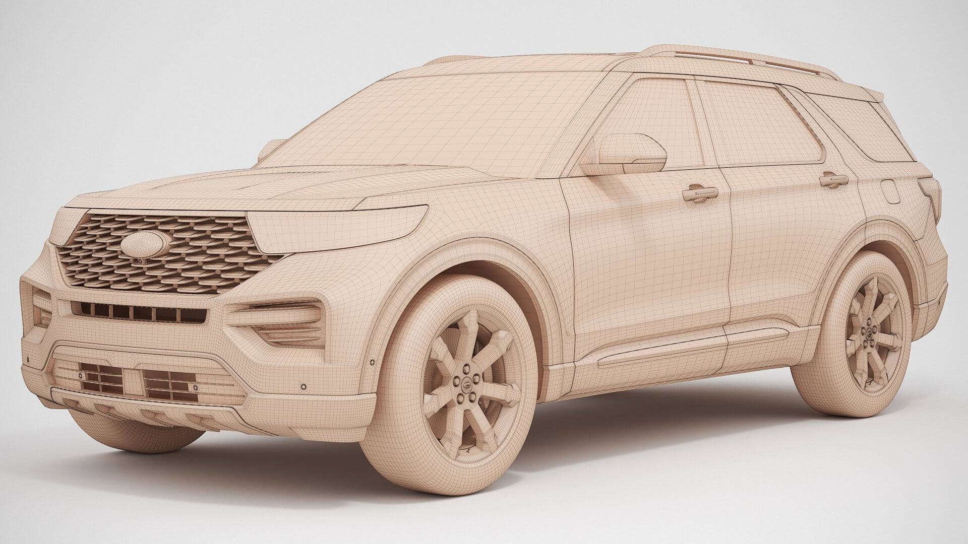 Ford Explorer 2020 - 3D Model by 3dacuvision