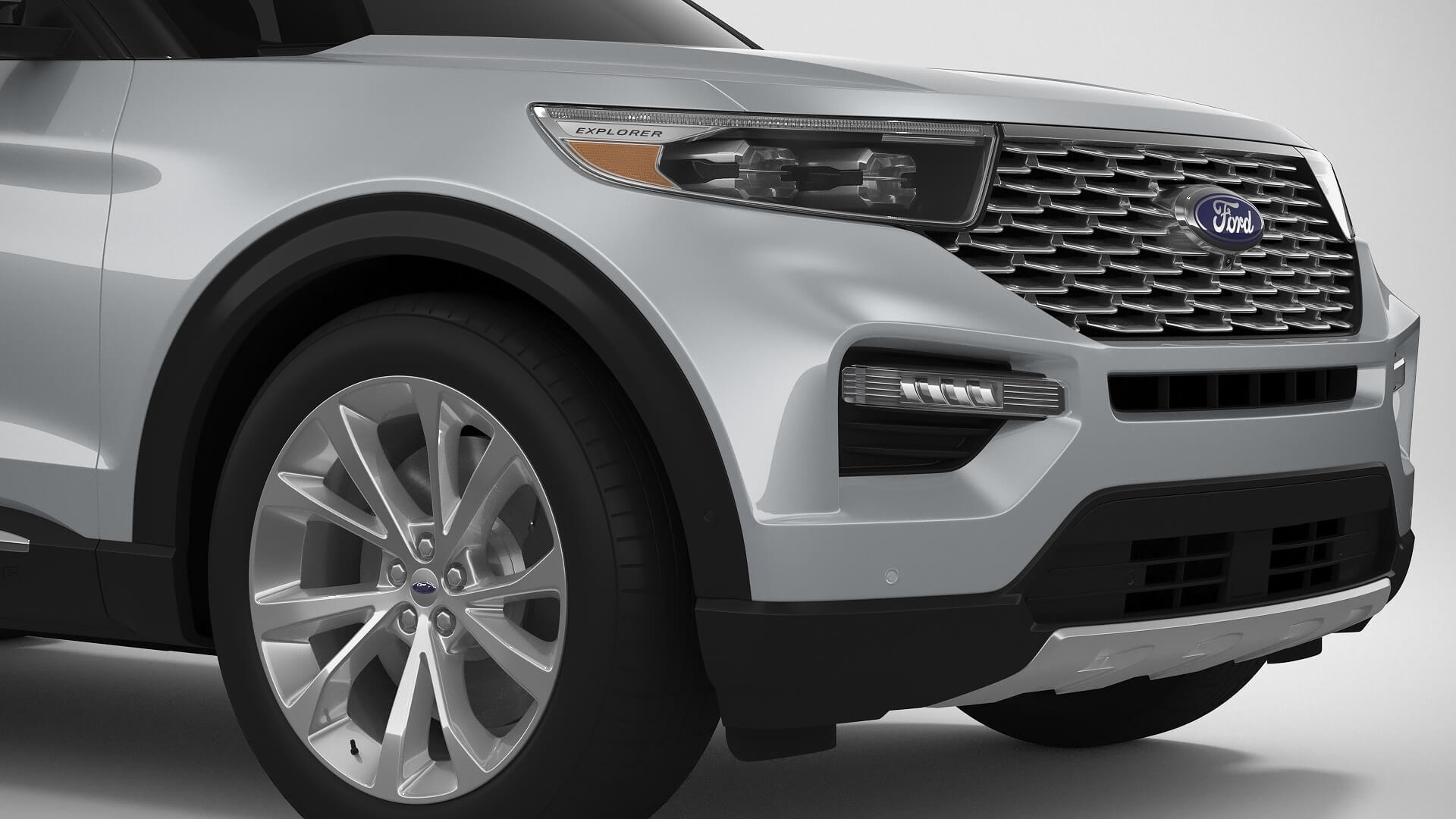 Ford Explorer 2023 Platinum - 3D Model by 3dacuvision