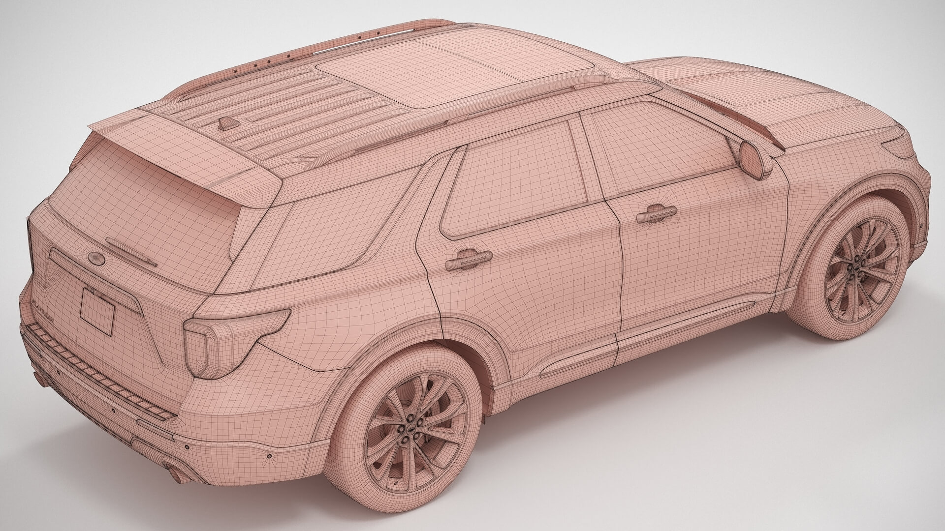 Ford Explorer 2023 Platinum - 3D Model by 3dacuvision