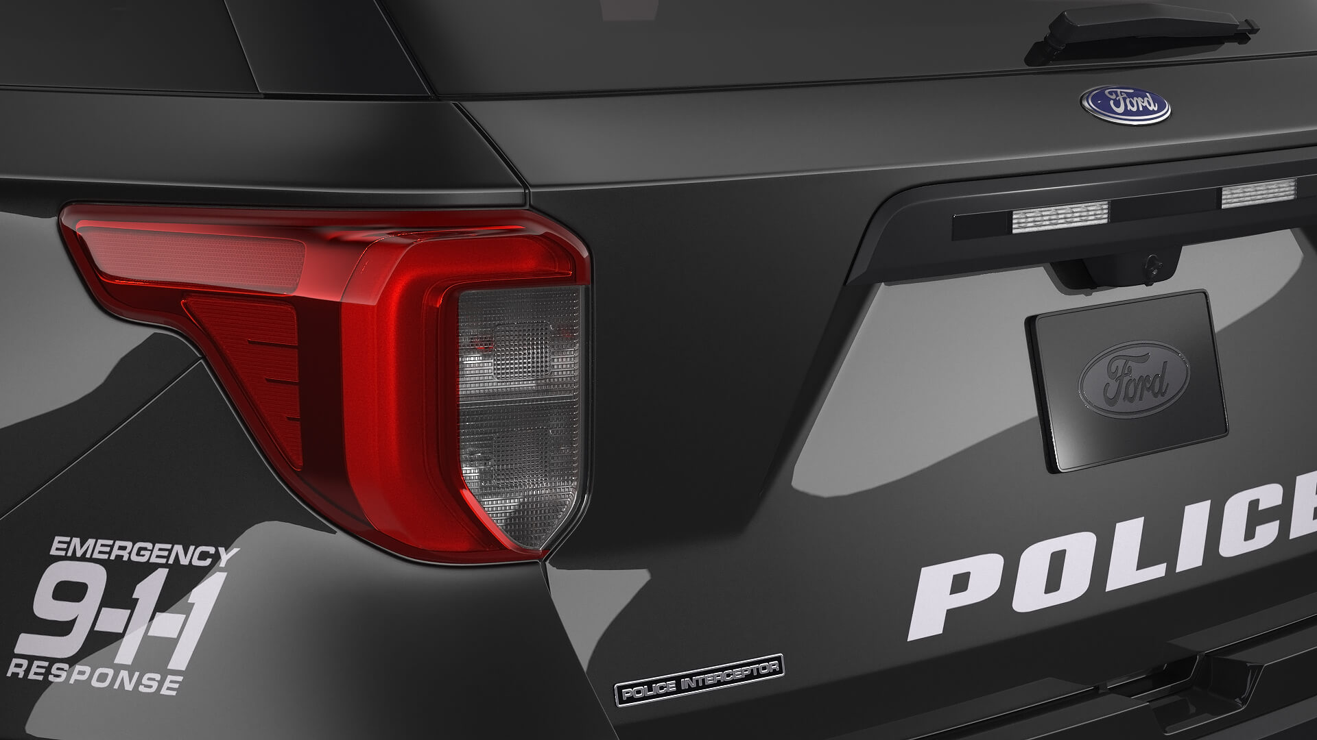 Ford Explorer 2023 Police - 3D Model by 3dacuvision