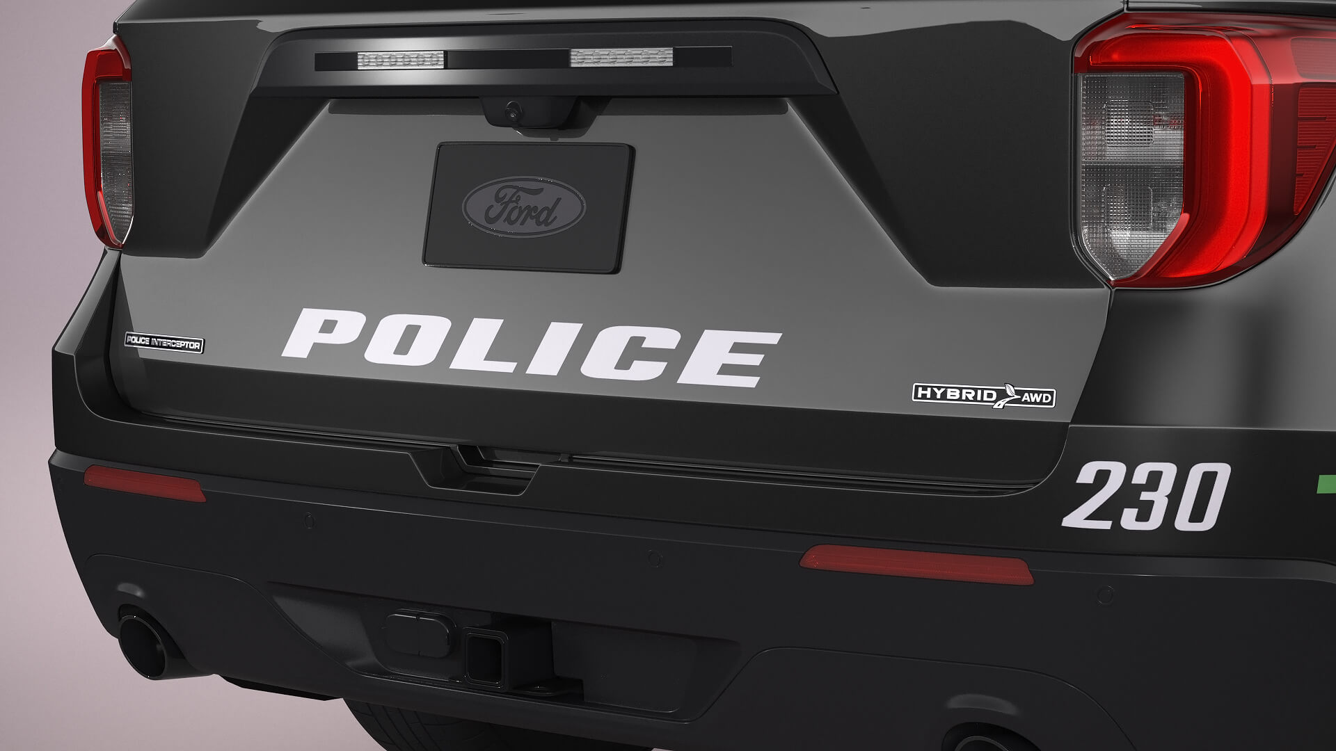 Ford Explorer 2023 Police - 3D Model by 3dacuvision