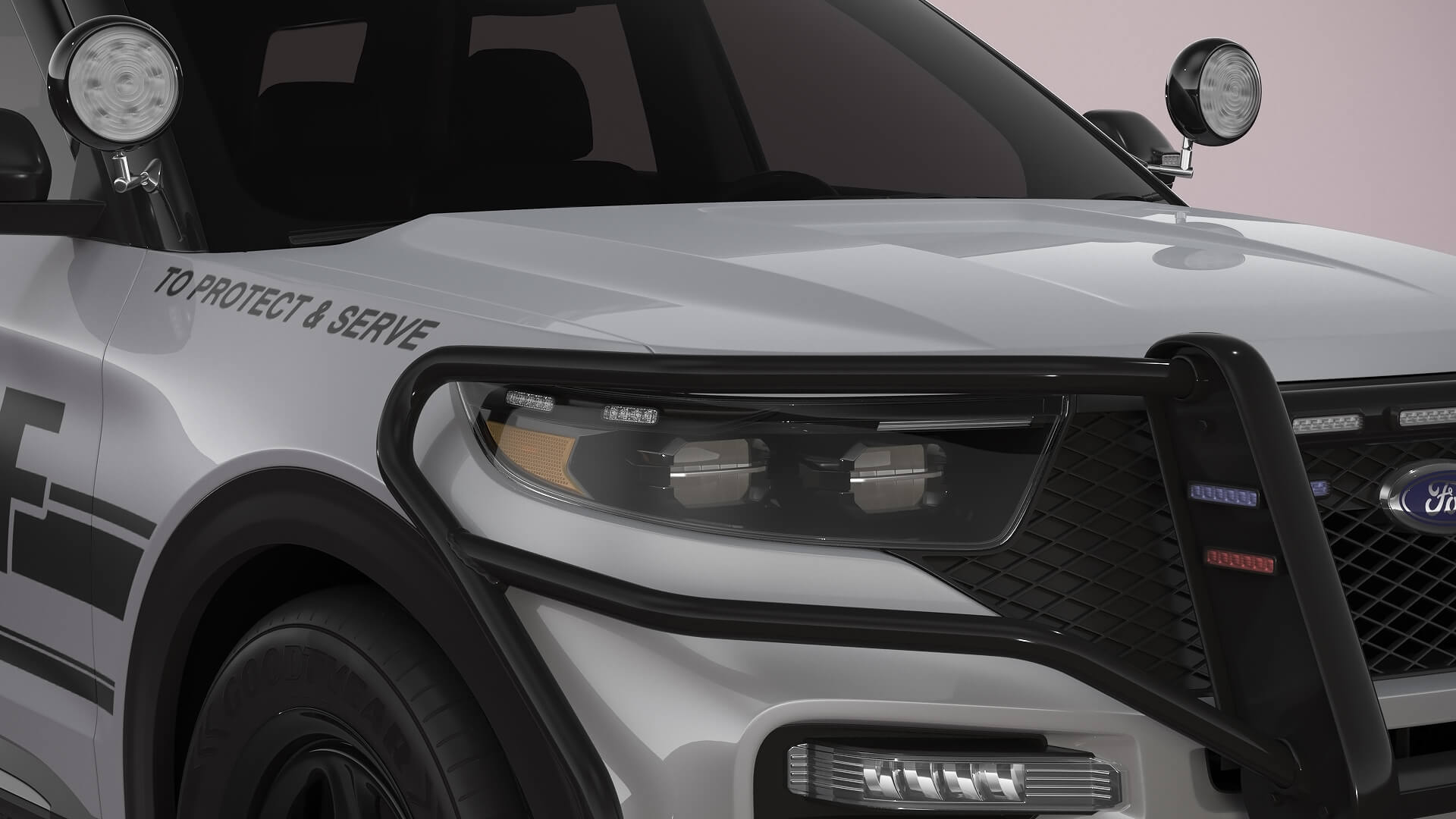 Ford Explorer 2023 Sheriff - 3D Model by 3dacuvision