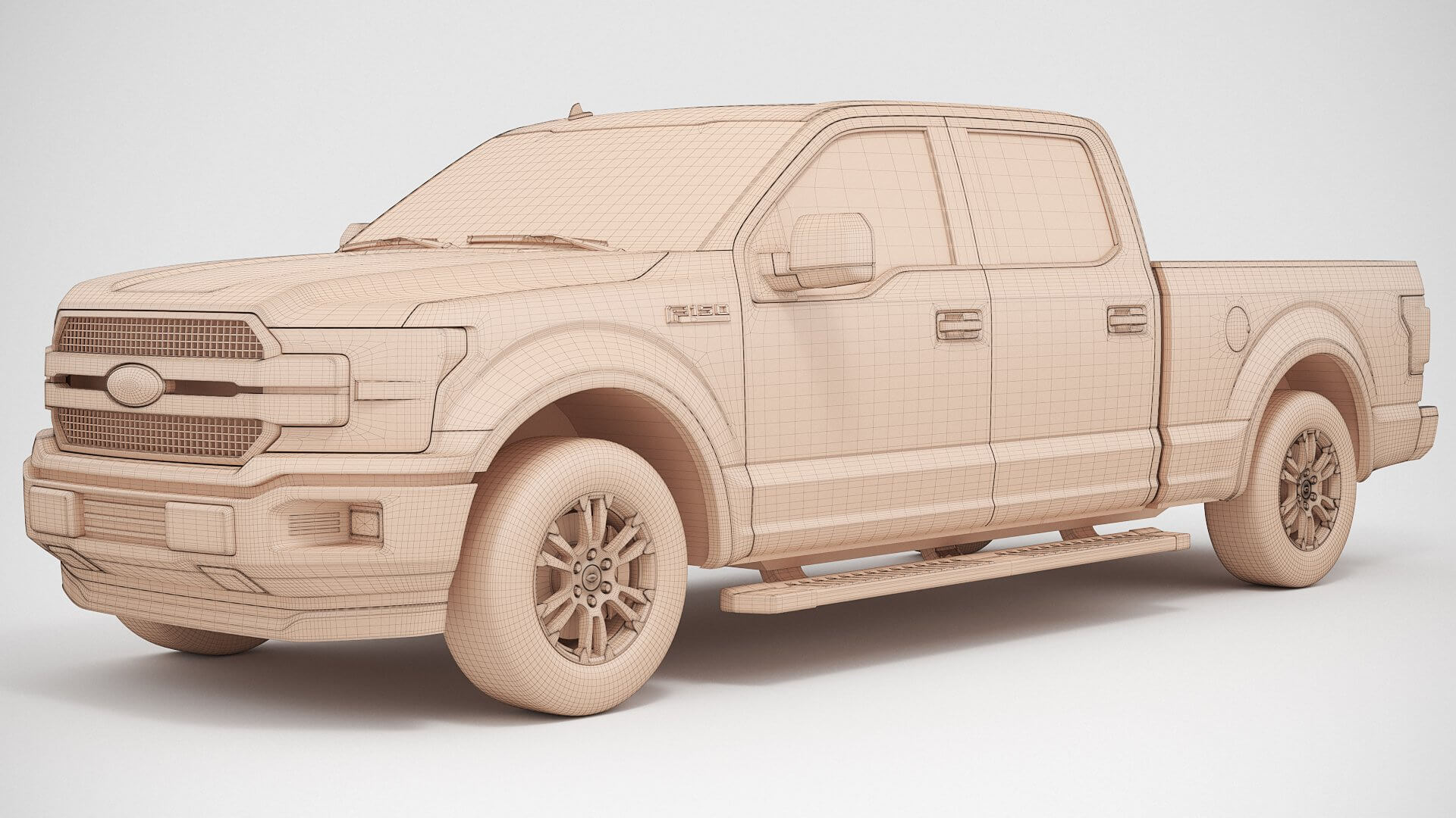 Ford F-150 2019 3D Model by 3dacuvision