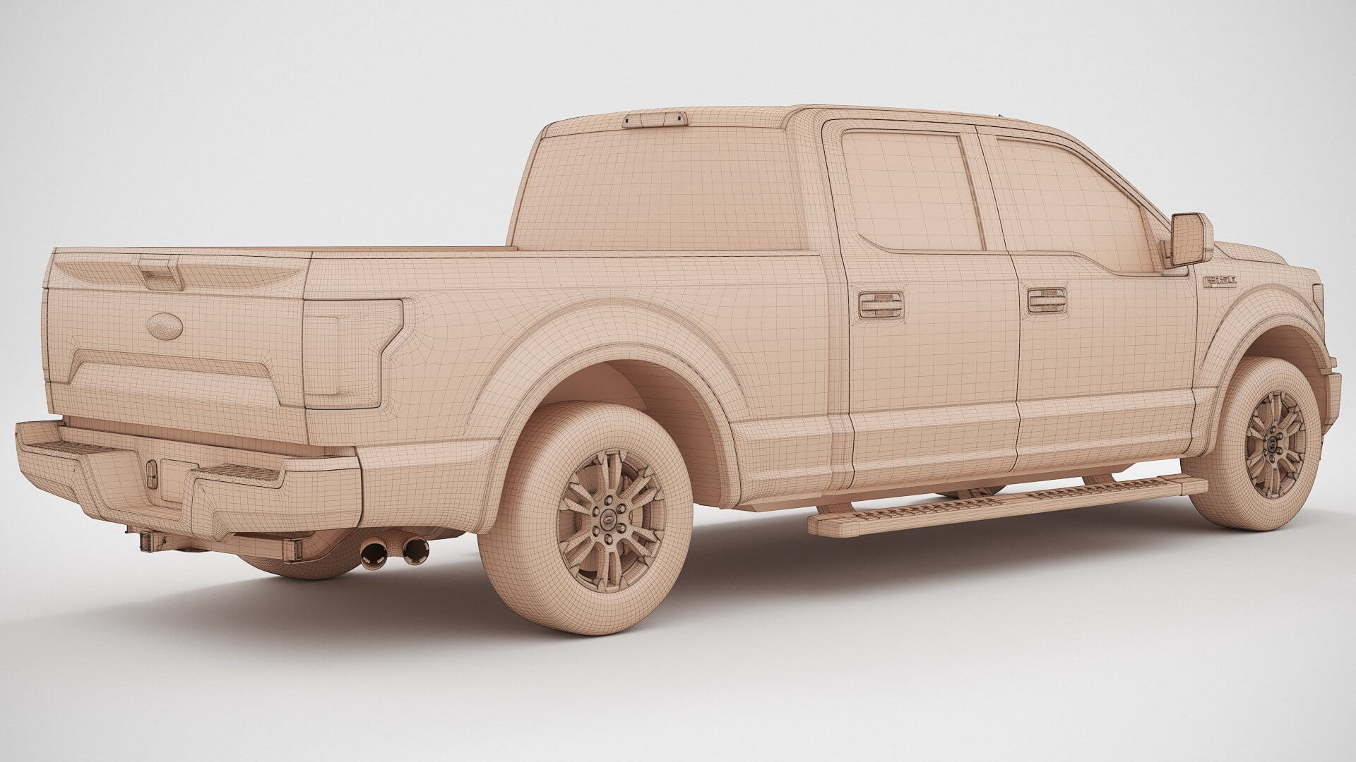 Ford F-150 2019 3D Model by 3dacuvision