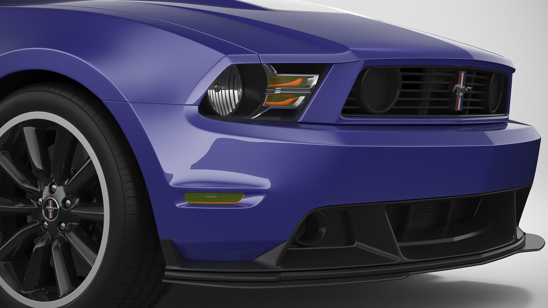 Ford Mustang Boss 302 2012 - 3D Model by 3dacuvision
