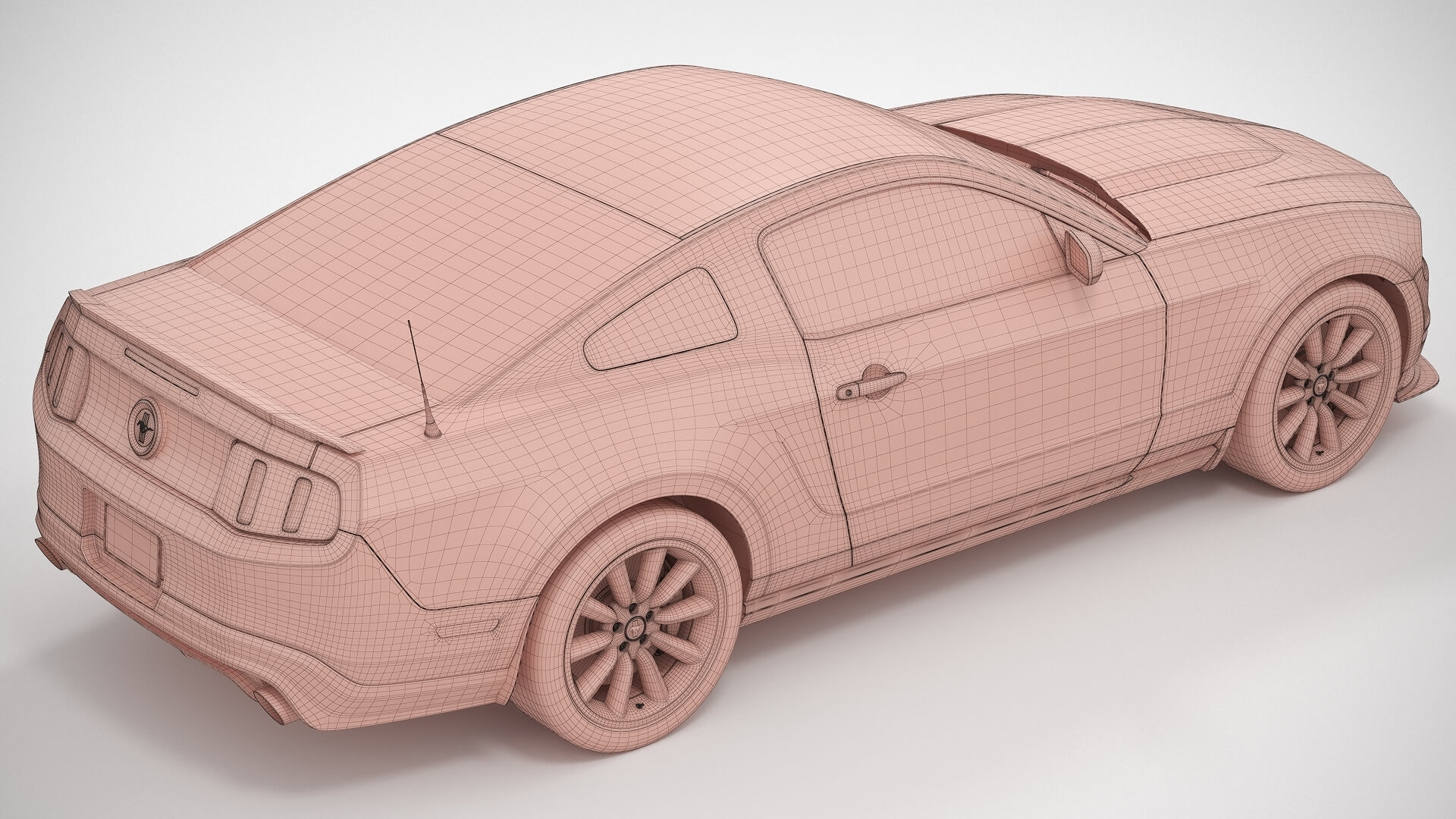 Ford Mustang Boss 302 2012 - 3D Model by 3dacuvision