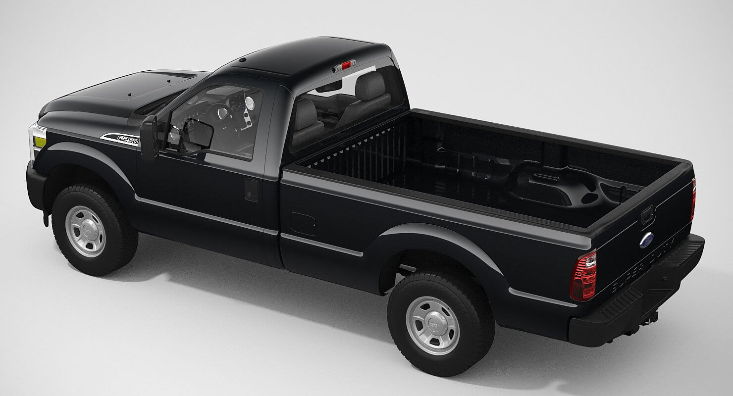 Ford Super Duty 2016 F250 XL RegularCab - 3D Model by 3dacuvision