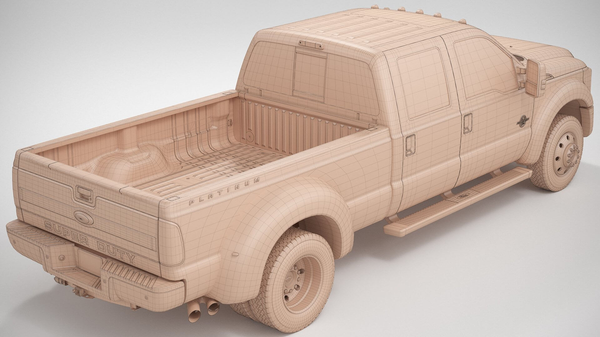 Ford Super Duty 2016 F450 Crew Cab DRW - 3D Model by 3dacuvision