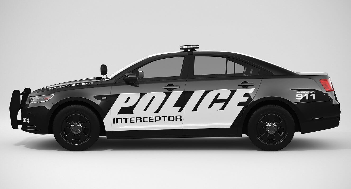 Ford Taurus Police - 3D Model by 3dacuvision