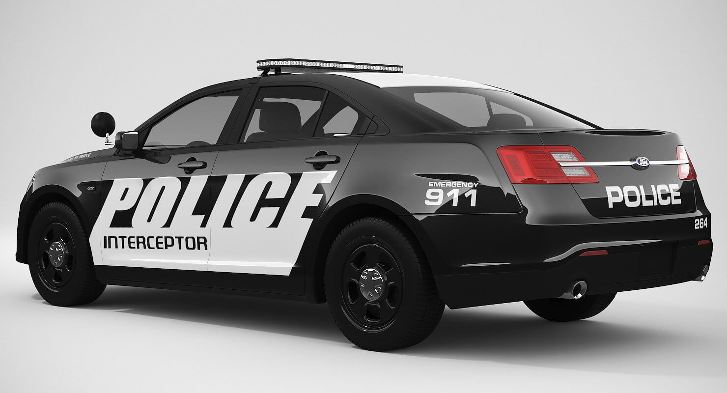 Ford Taurus Police - 3D Model by 3dacuvision