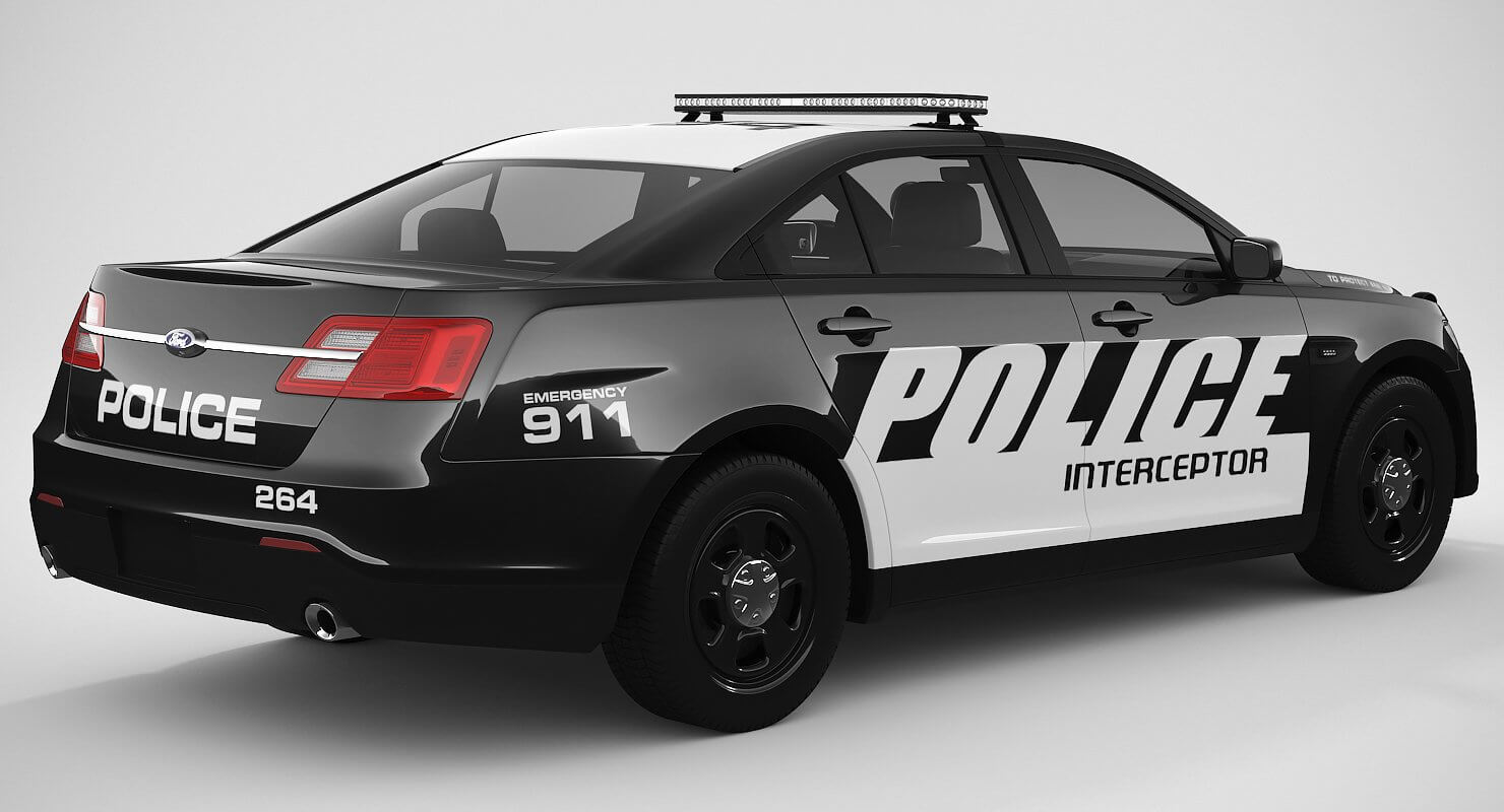 Ford Taurus Police - 3D Model by 3dacuvision