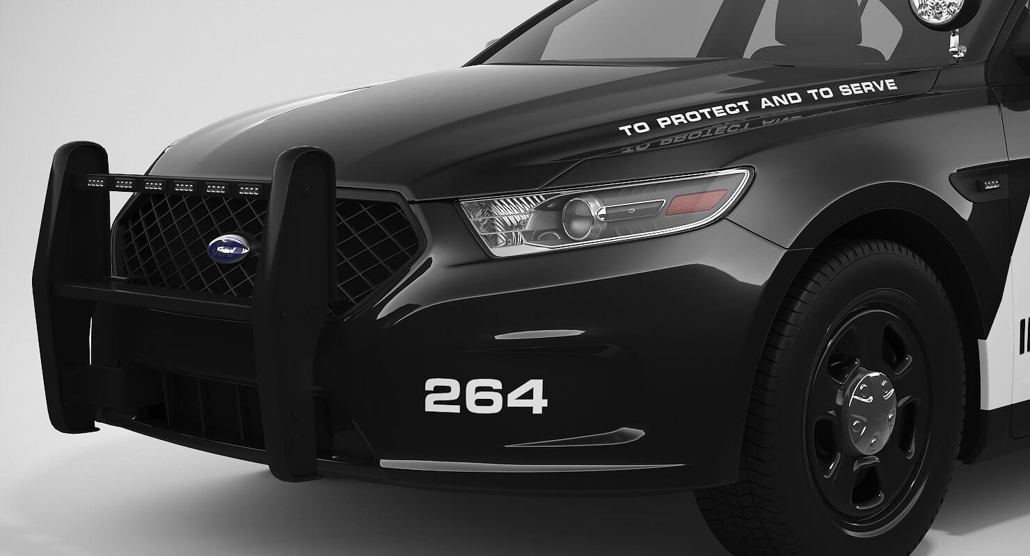 Ford Taurus Police - 3D Model by 3dacuvision