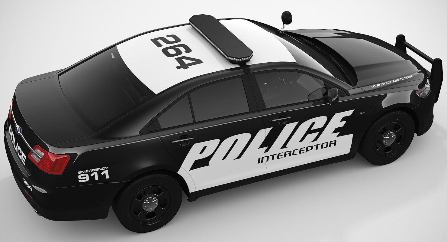 Ford Taurus Police - 3D Model by 3dacuvision