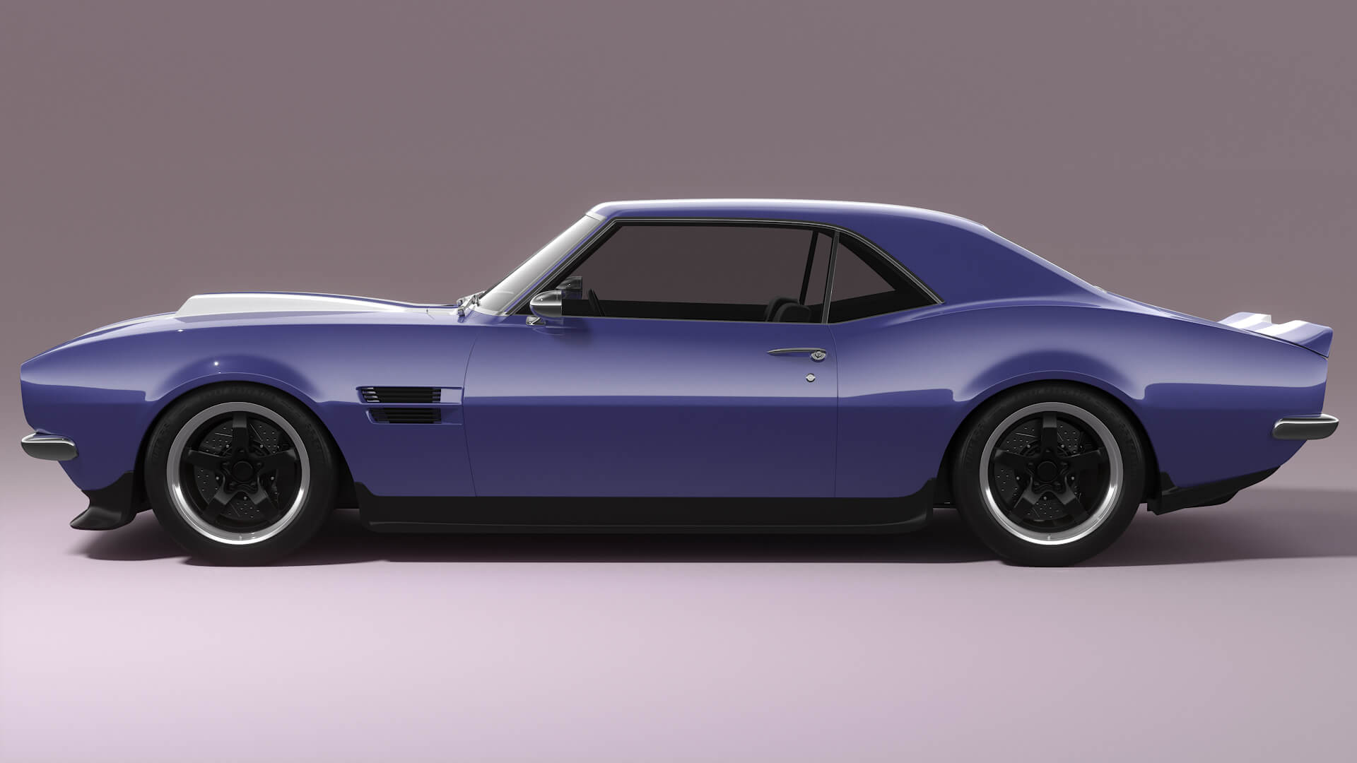 Generic Muscle Car - 3D Model by 3dacuvision