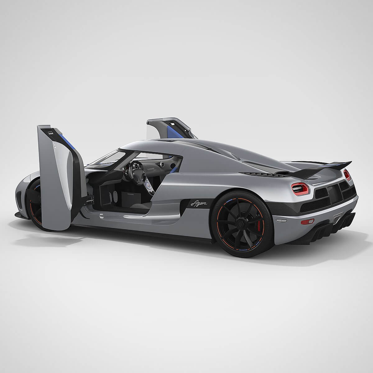Koenigsegg Agera - HD Interior 3D Model by 3dacuvision