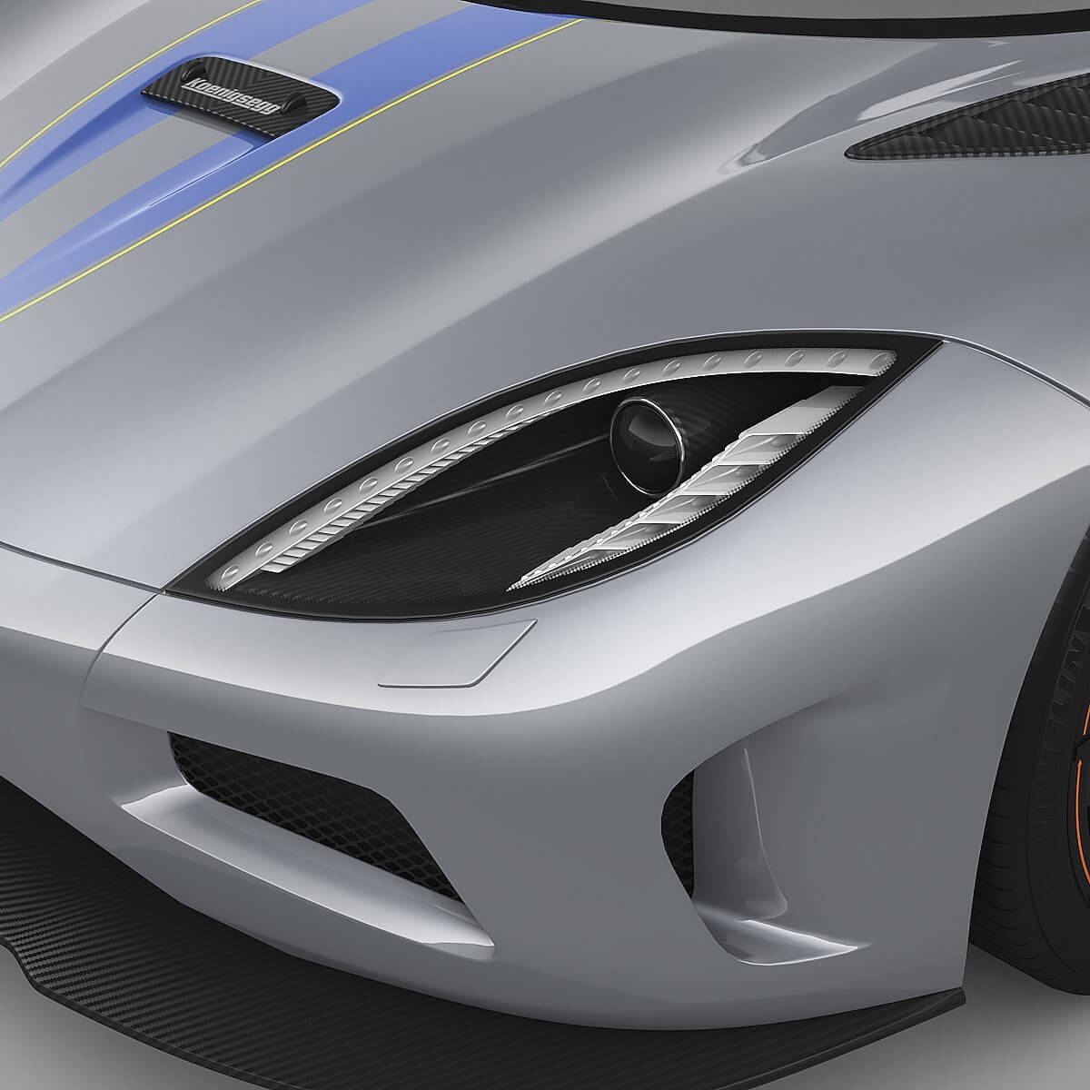 Koenigsegg Agera - HD Interior 3D Model by 3dacuvision