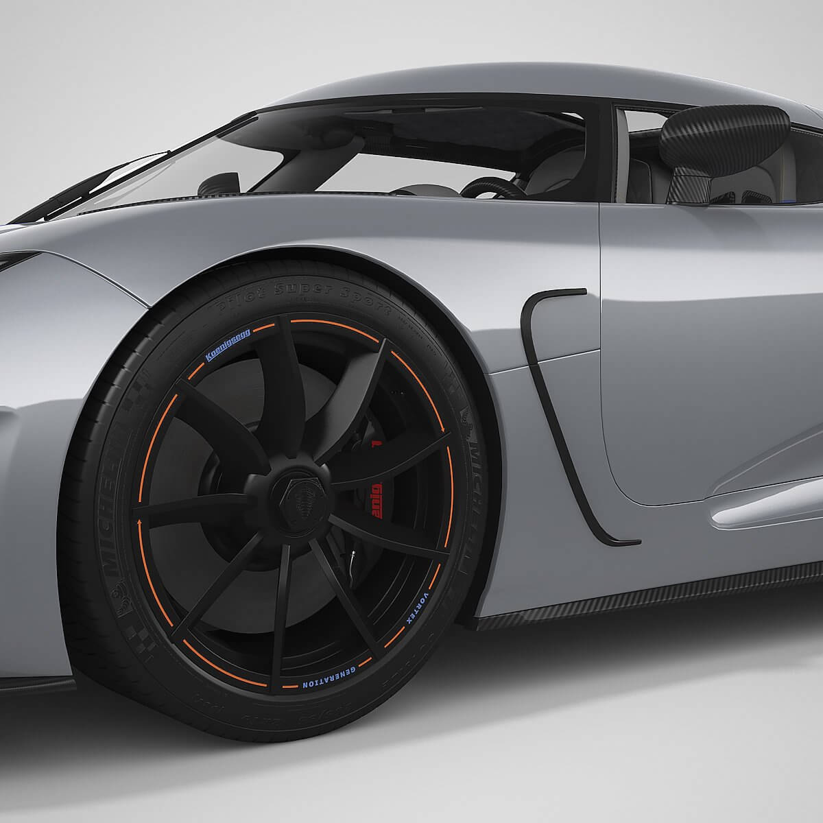 Koenigsegg Agera - HD Interior 3D Model by 3dacuvision