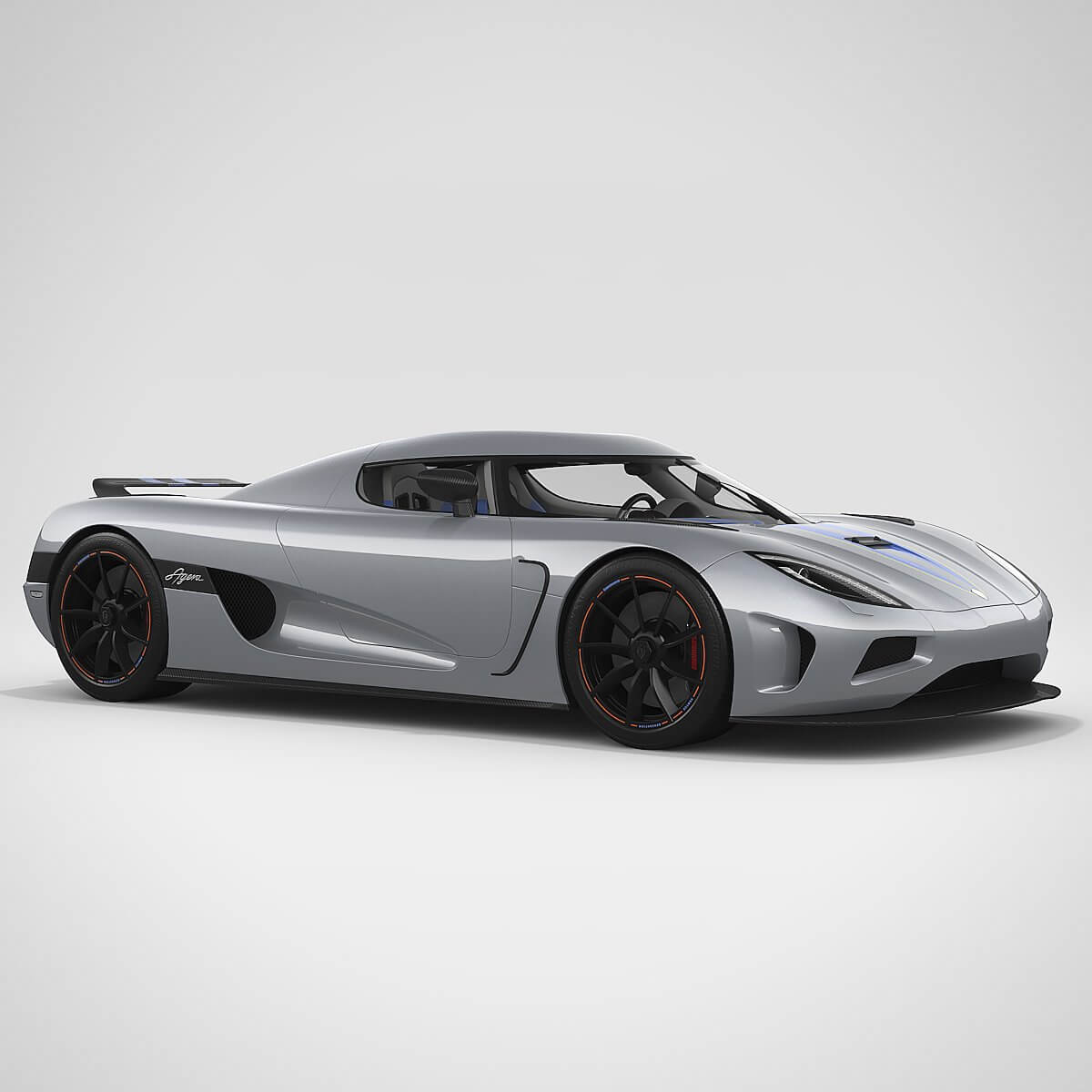 Koenigsegg Agera - HD Interior 3D Model by 3dacuvision