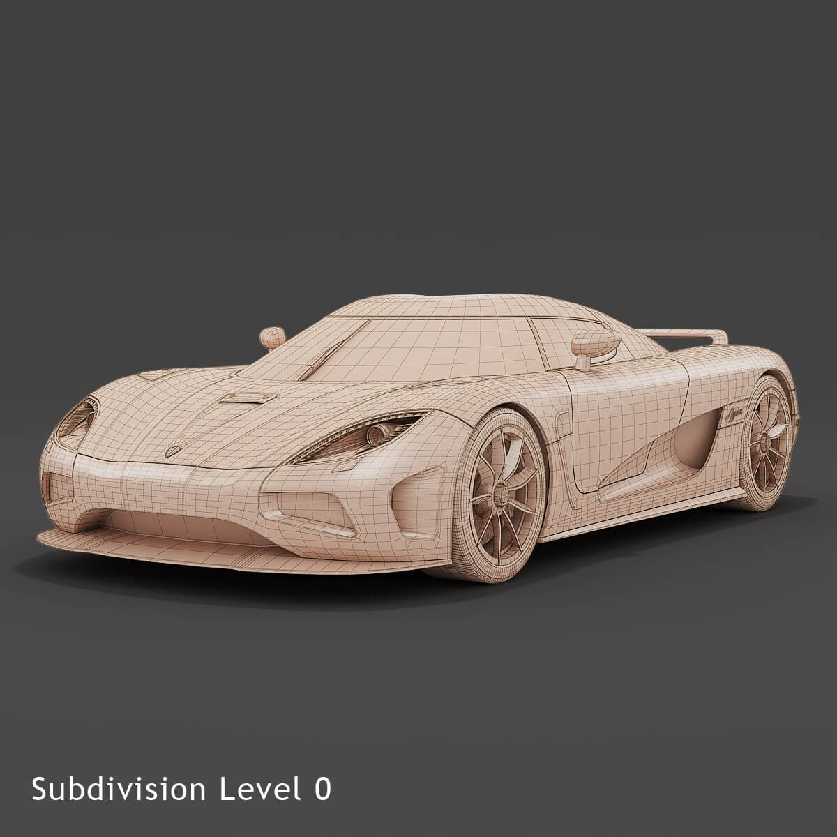 Koenigsegg Agera - HD Interior 3D Model by 3dacuvision