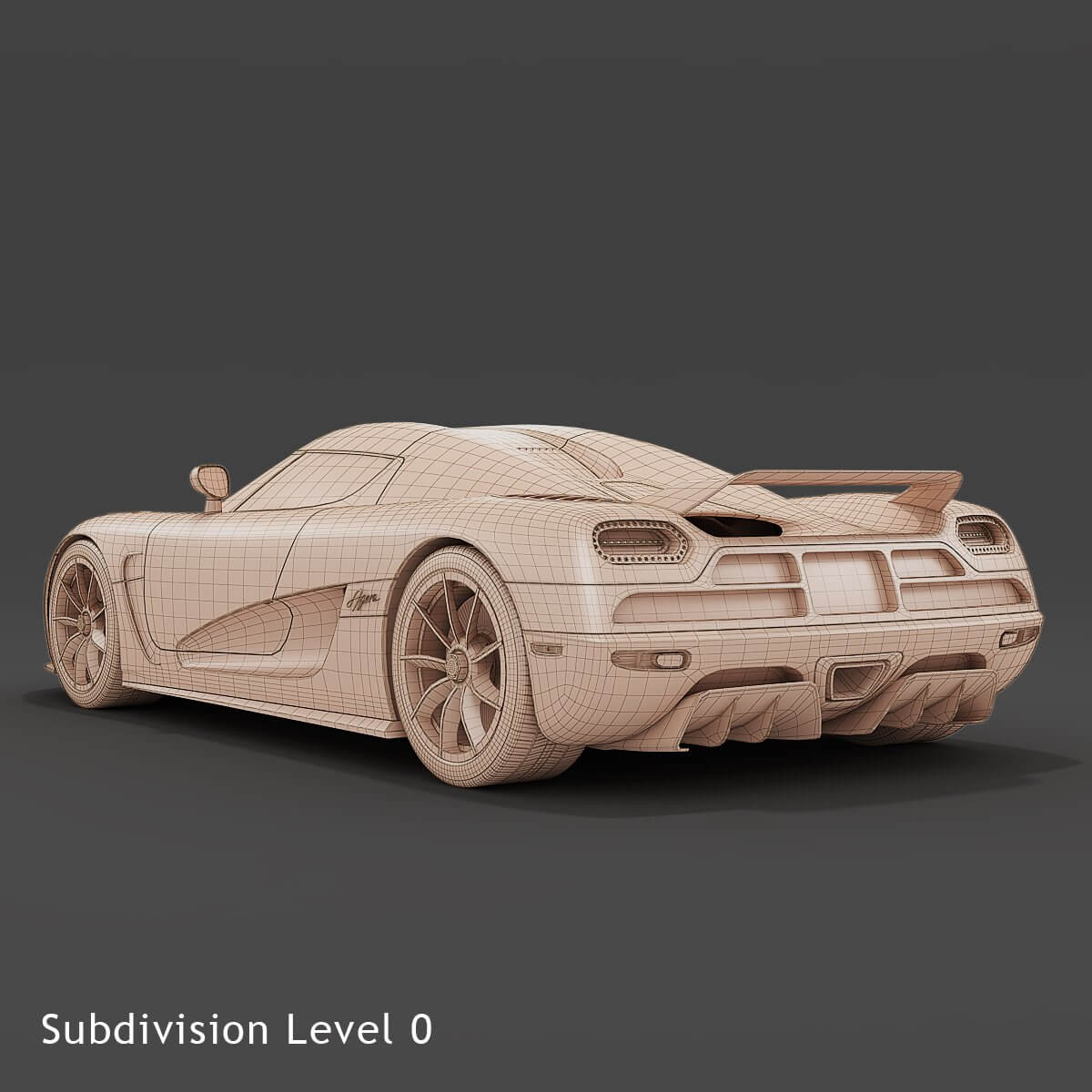 Koenigsegg Agera - HD Interior 3D Model by 3dacuvision