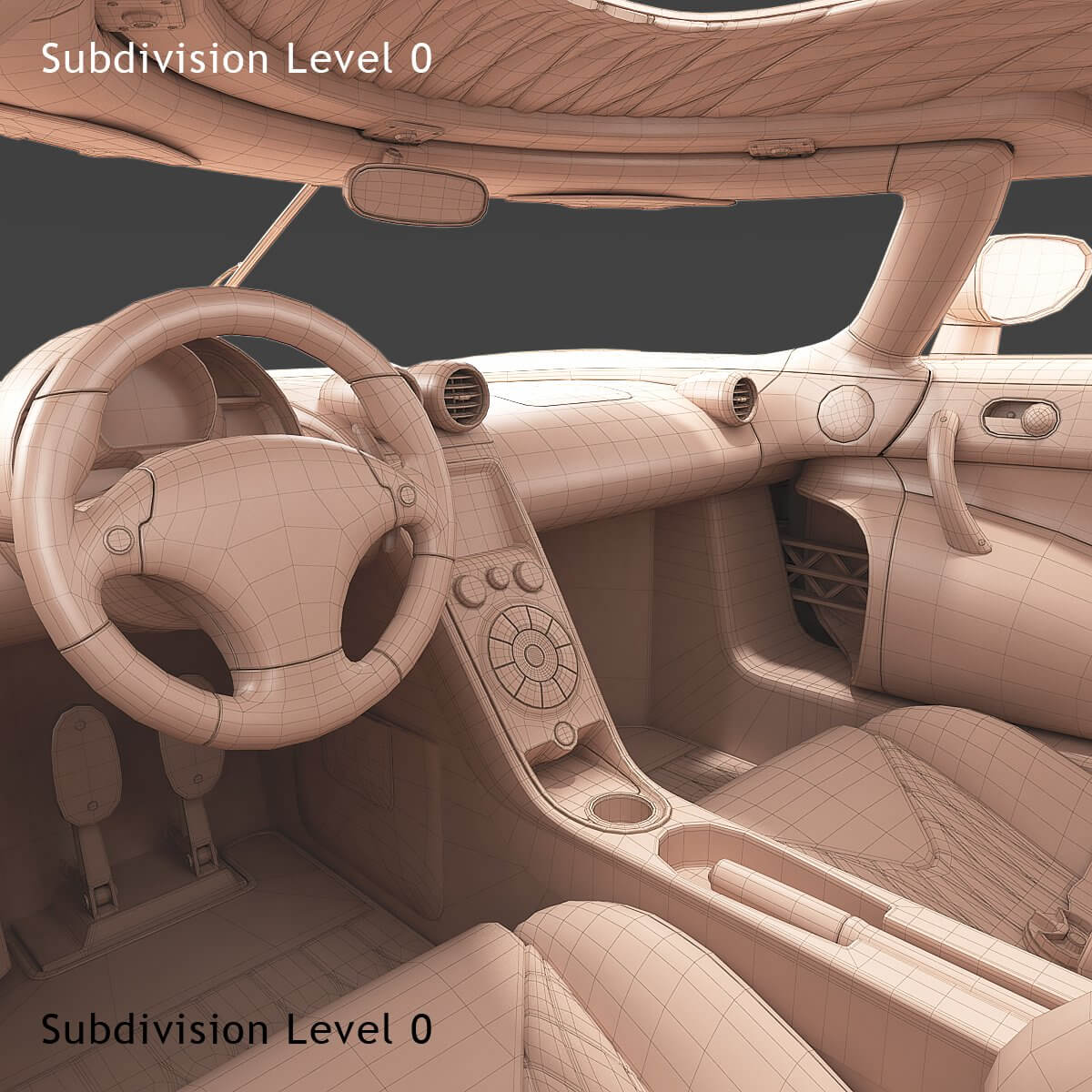 Koenigsegg Agera - HD Interior 3D Model by 3dacuvision
