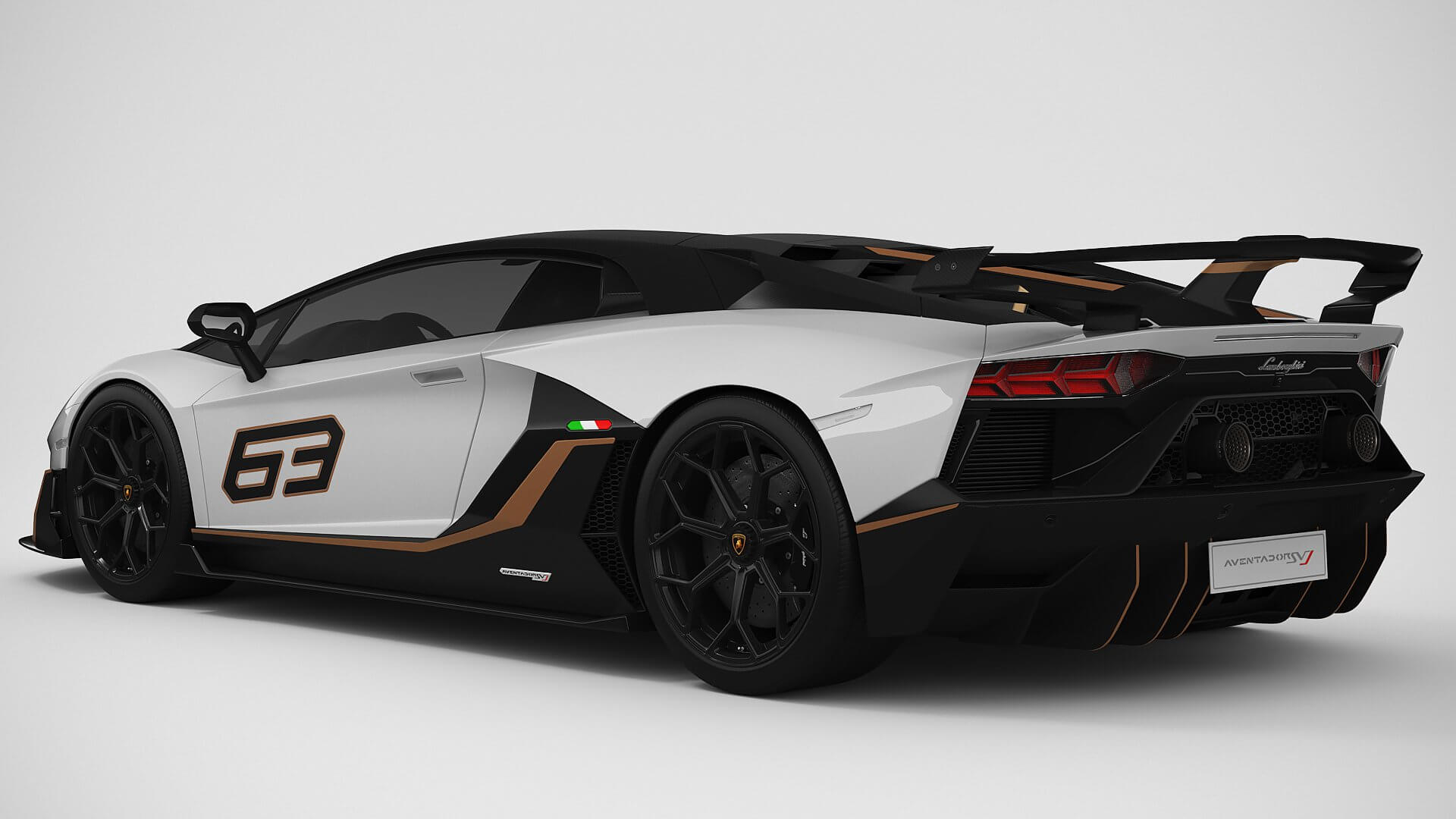 Lamborghini Aventador SVJ 63 - 3D Model by 3dacuvision