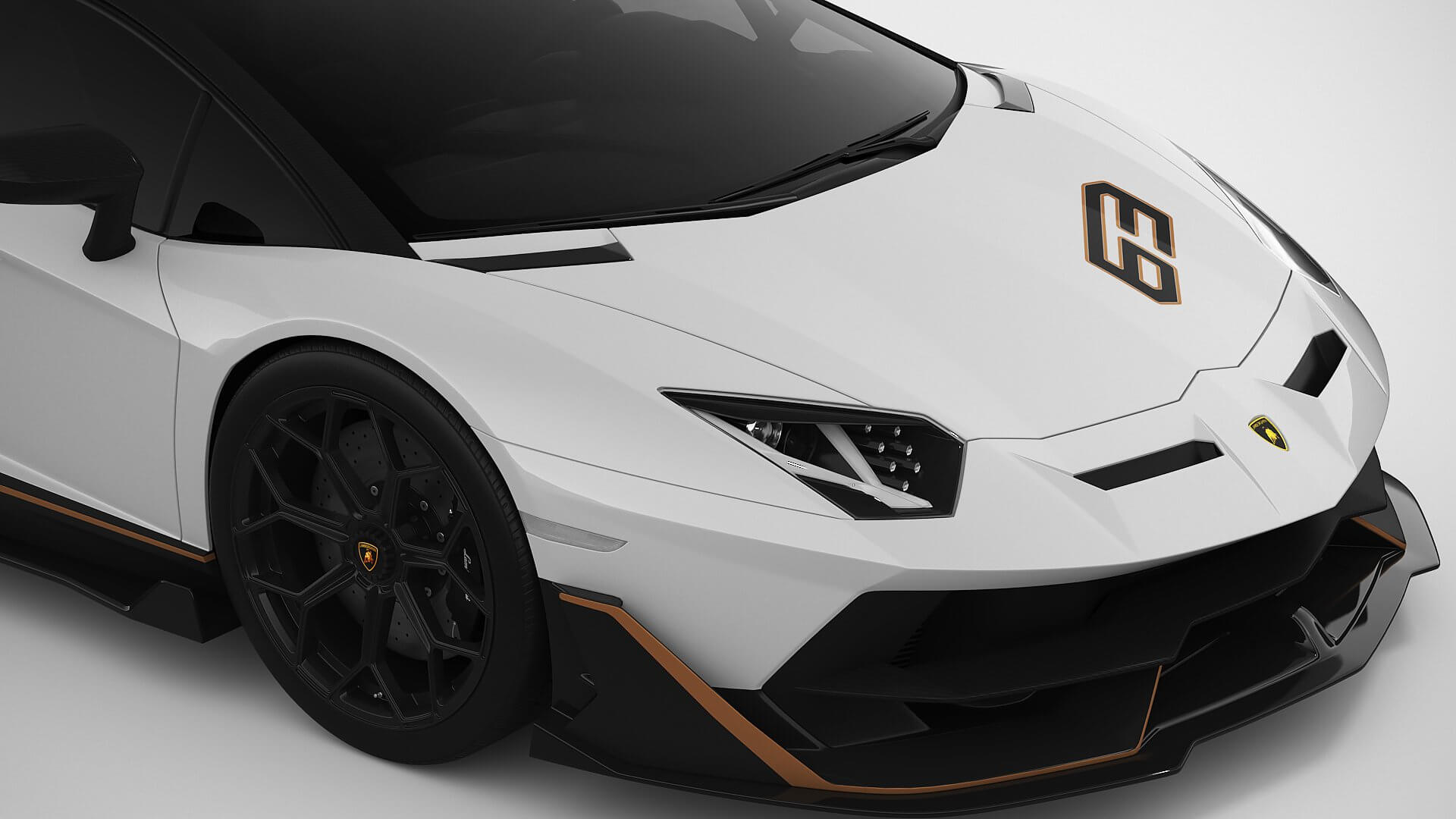 Lamborghini Aventador SVJ 63 - 3D Model by 3dacuvision
