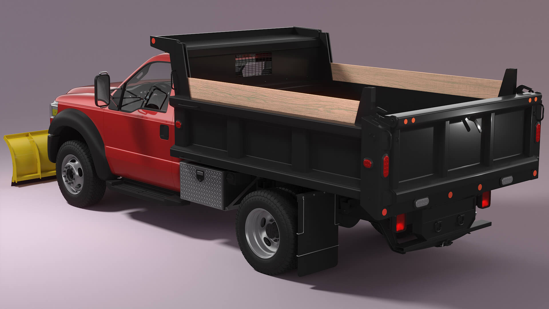 Snow Plow Truck - 3D Model by 3dacuvision