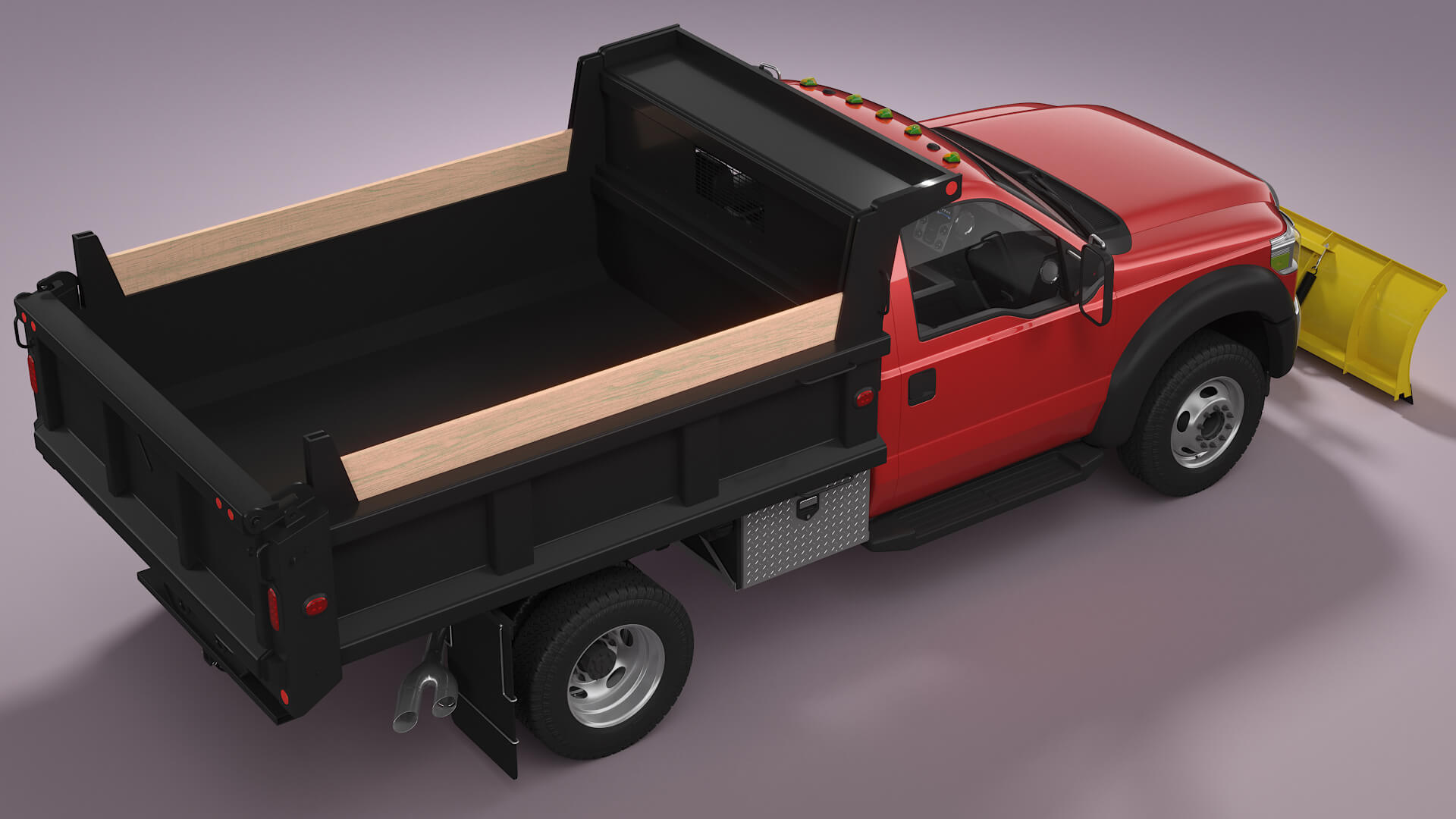 Snow Plow Truck - 3D Model by 3dacuvision