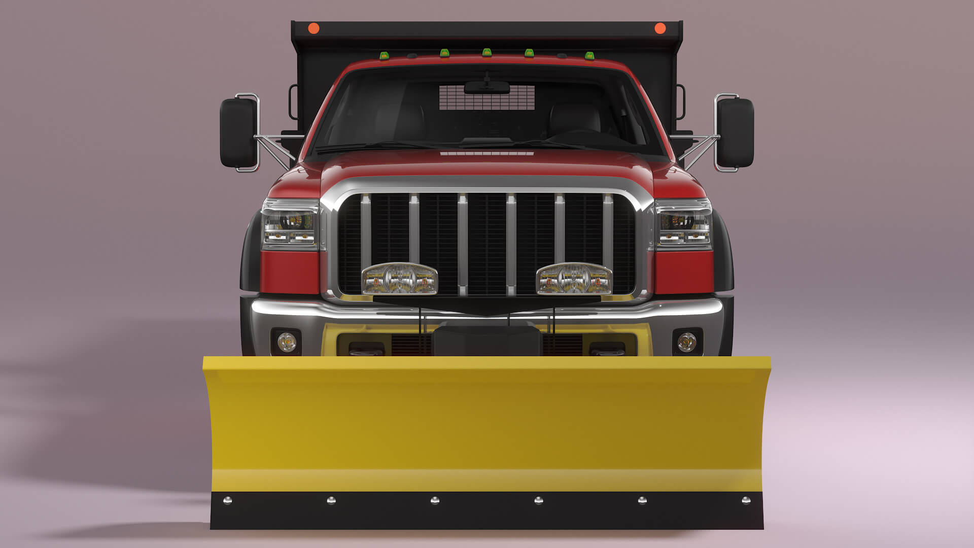Snow Plow Truck - 3D Model by 3dacuvision