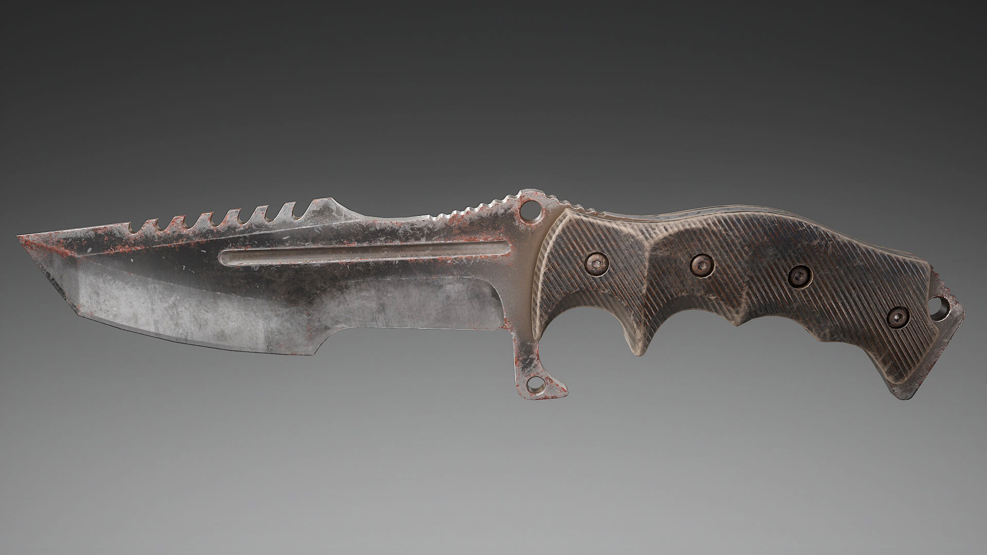 Tactical Combat Knife V2 - 3D Model by 3dacuvision