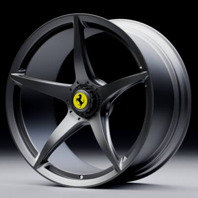 Ferrari LaFerrari Rim - 3D Model by 3DAutomotiveStuFF