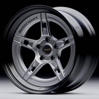 RAD48 TCR Wheel - 3D Model by 3DAutomotiveStuFF