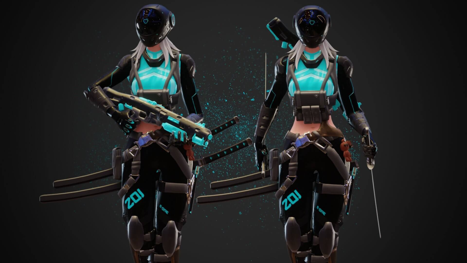 Cyberpunk Zoi Robot - 3D Model by 3dbowl