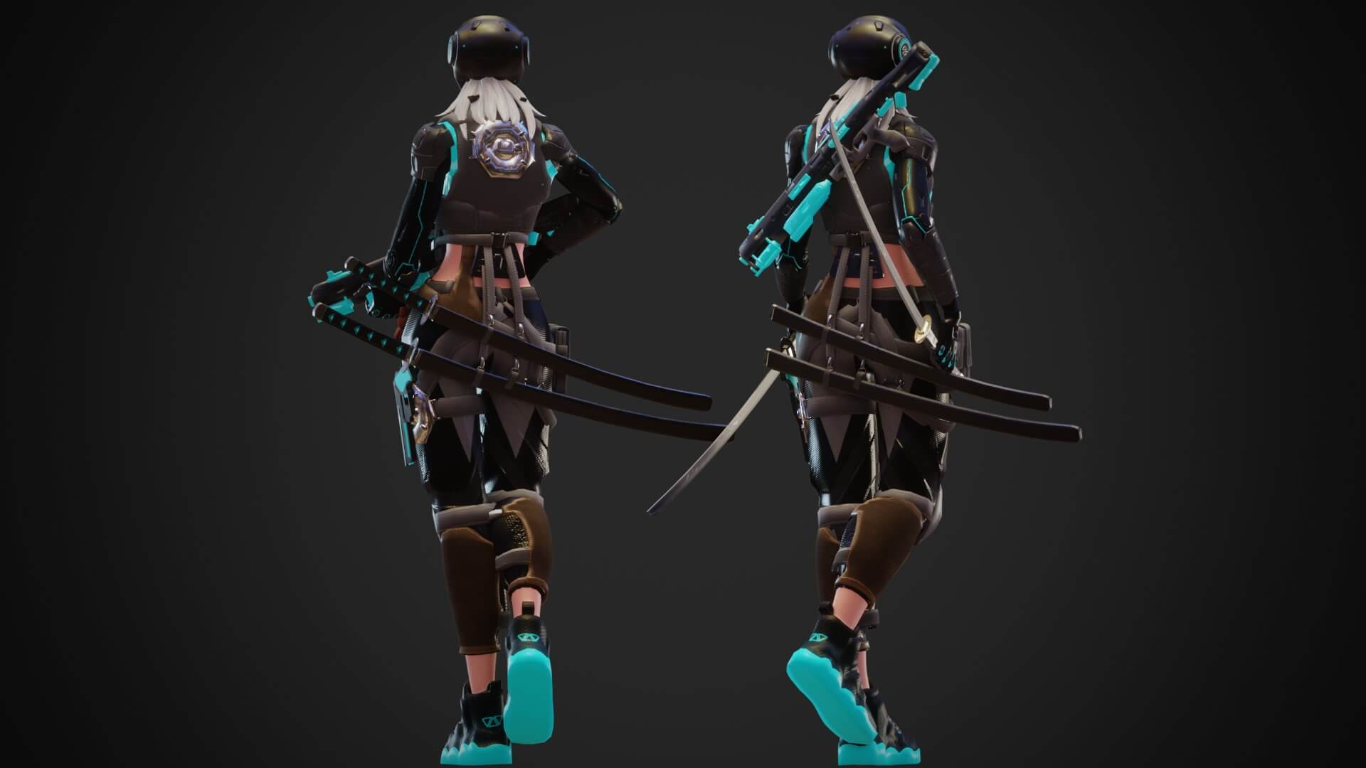 Cyberpunk Zoi Robot - 3D Model by 3dbowl