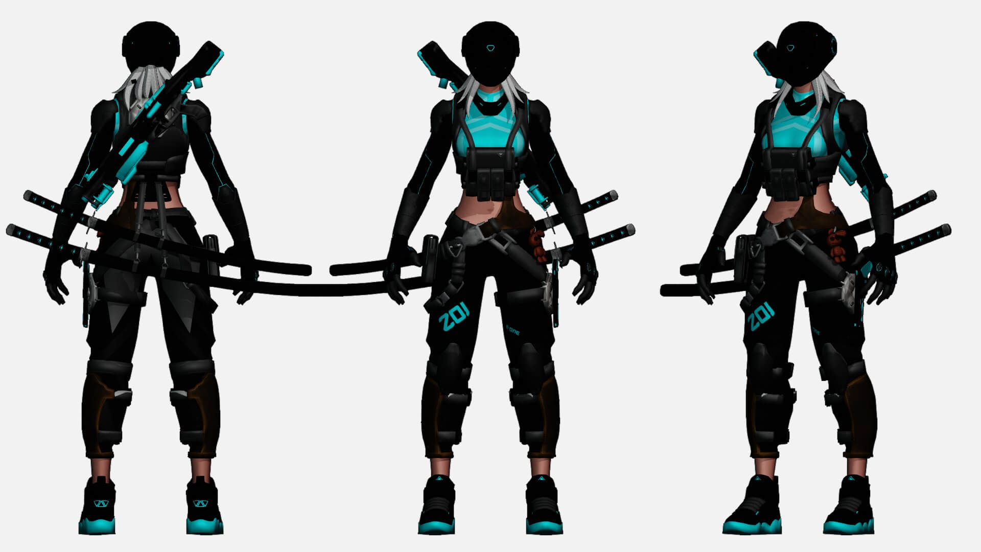 Cyberpunk Zoi Robot - 3D Model by 3dbowl