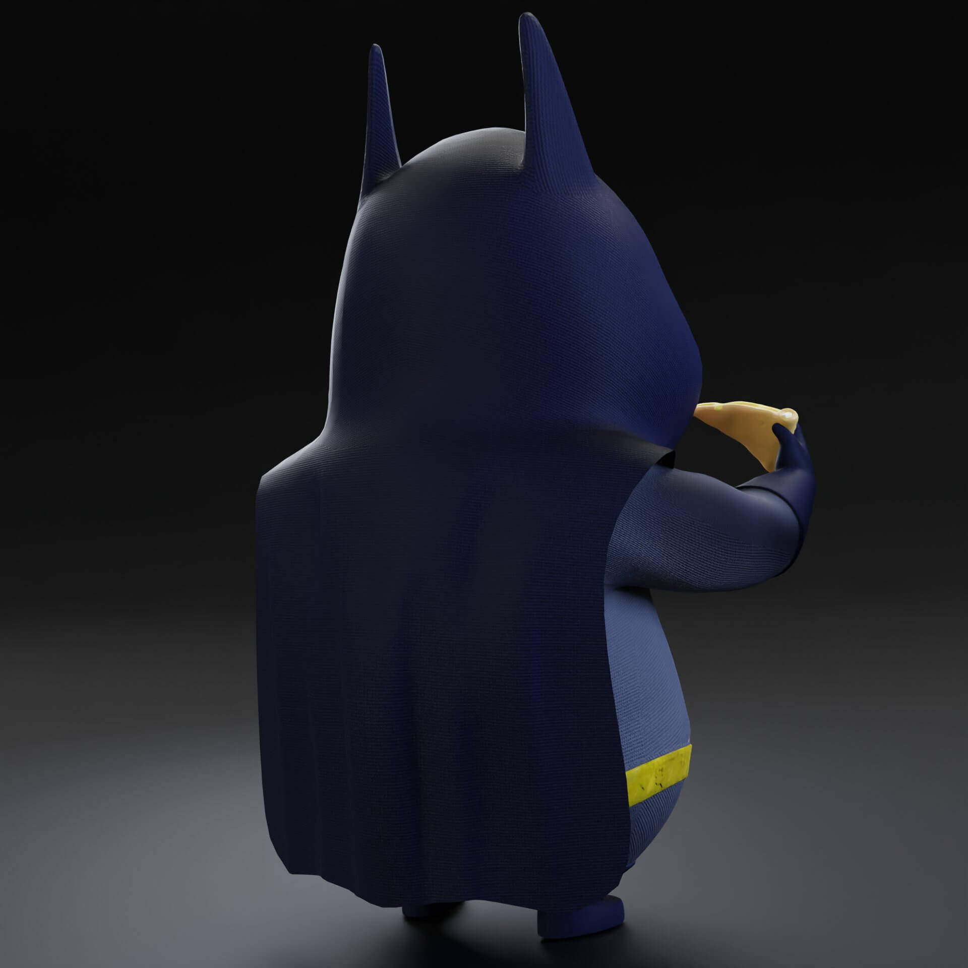 Fat Batman 3D Model by 3dbowl