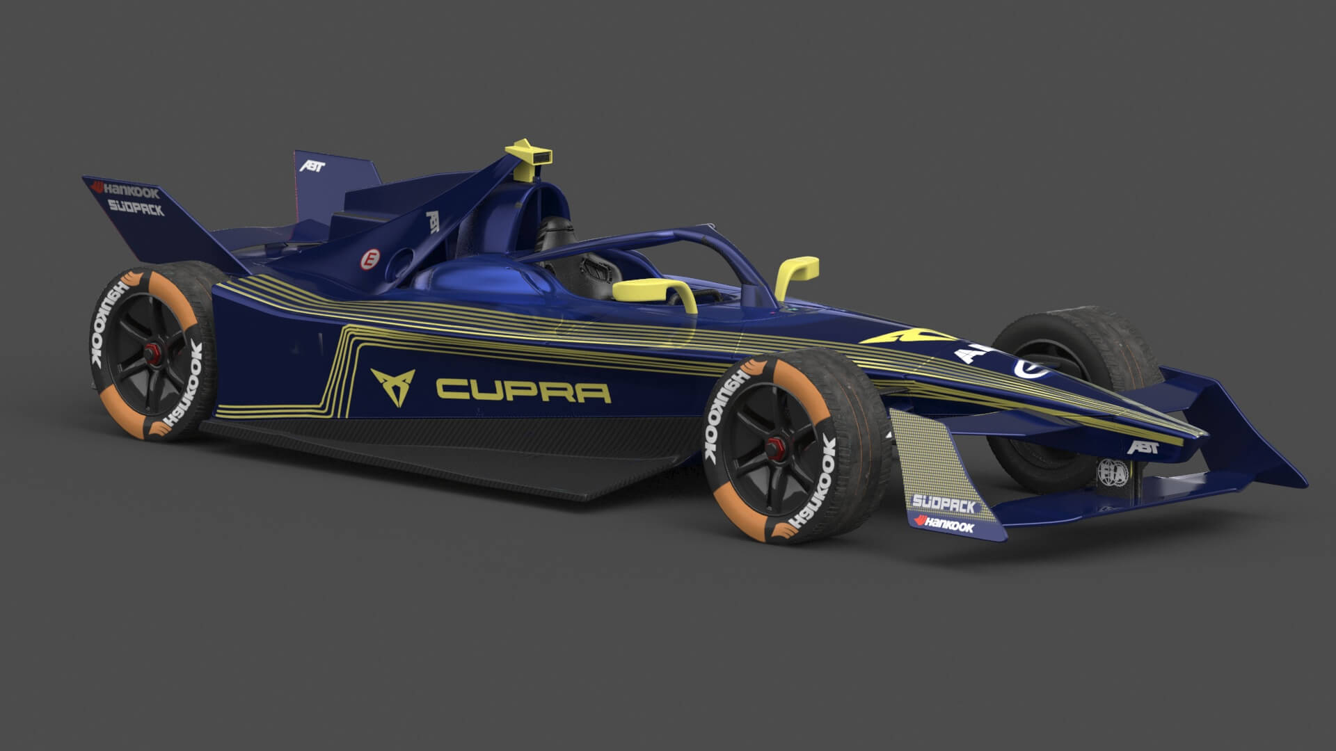 Abt Cupra Formula E Team 2024 PBR - 3D Model by 3dcharity