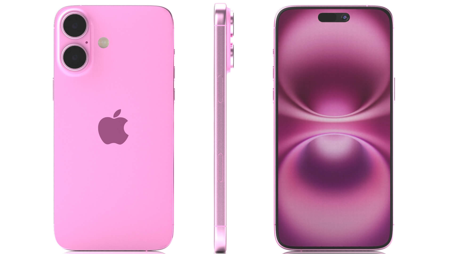 Apple iPhone 16 Pink - 3D Model by 3dcharity