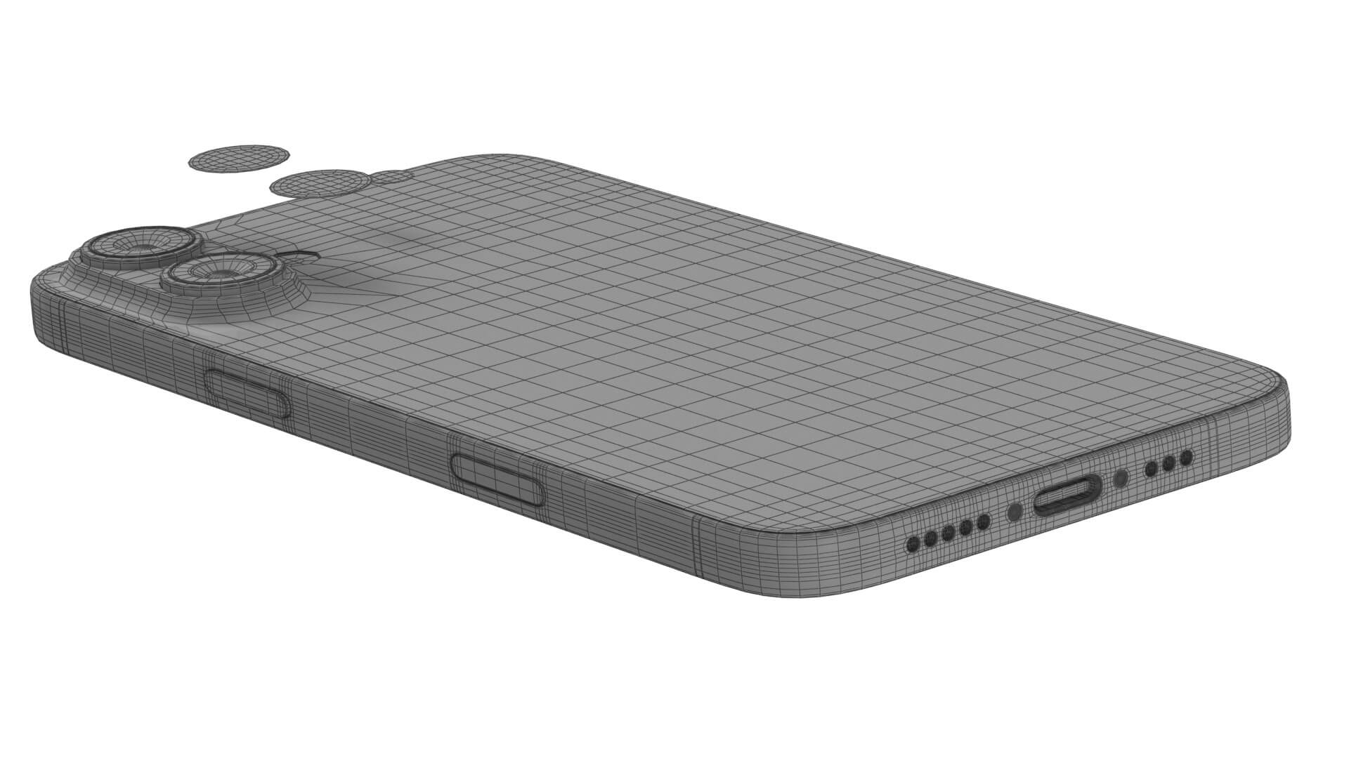 Apple iPhone 16 Plus Black - 3D Model by 3dcharity