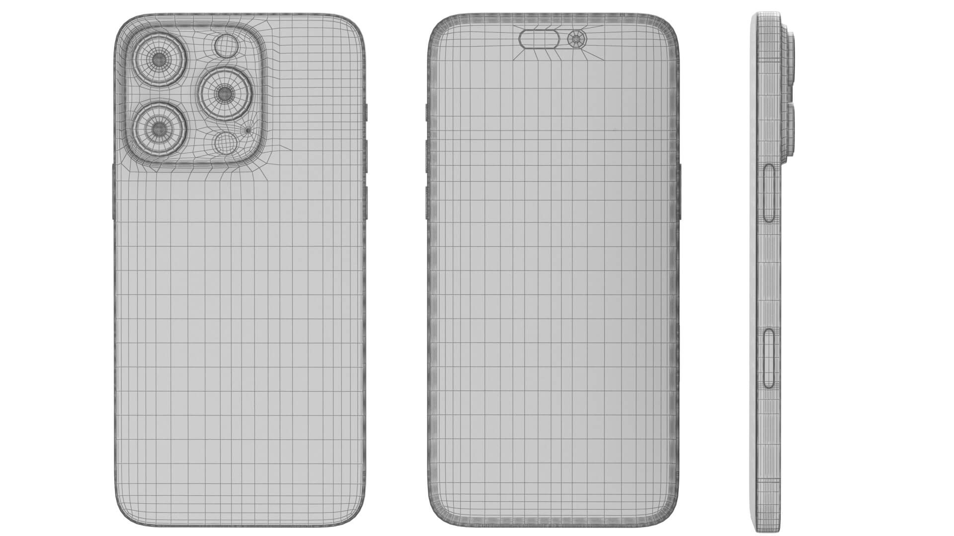 Apple iPhone 16 Pro Max All Colors - 3D Model by 3dcharity