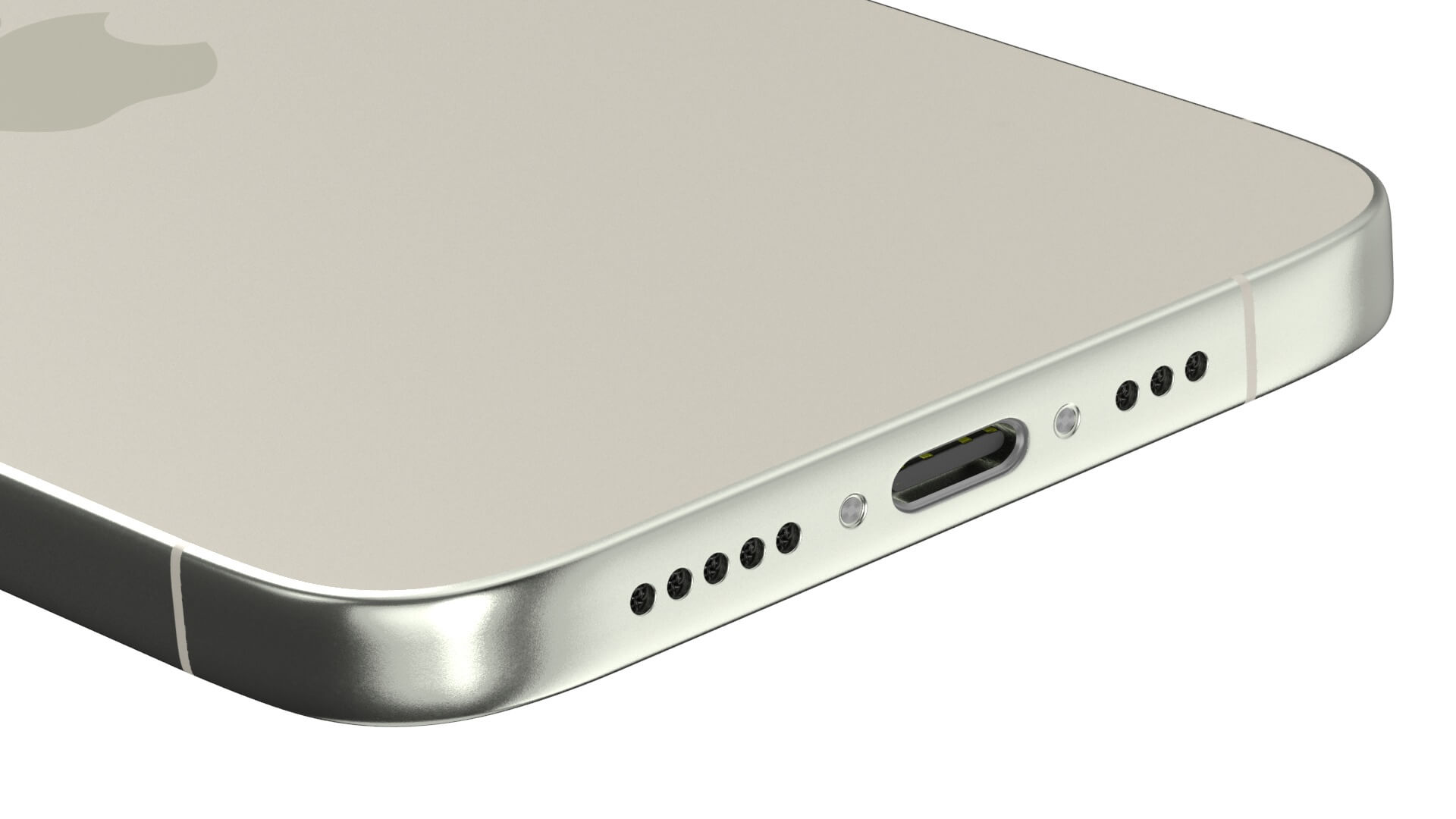 Apple iPhone 16 Pro Natural Titanium - 3D Model by 3dcharity