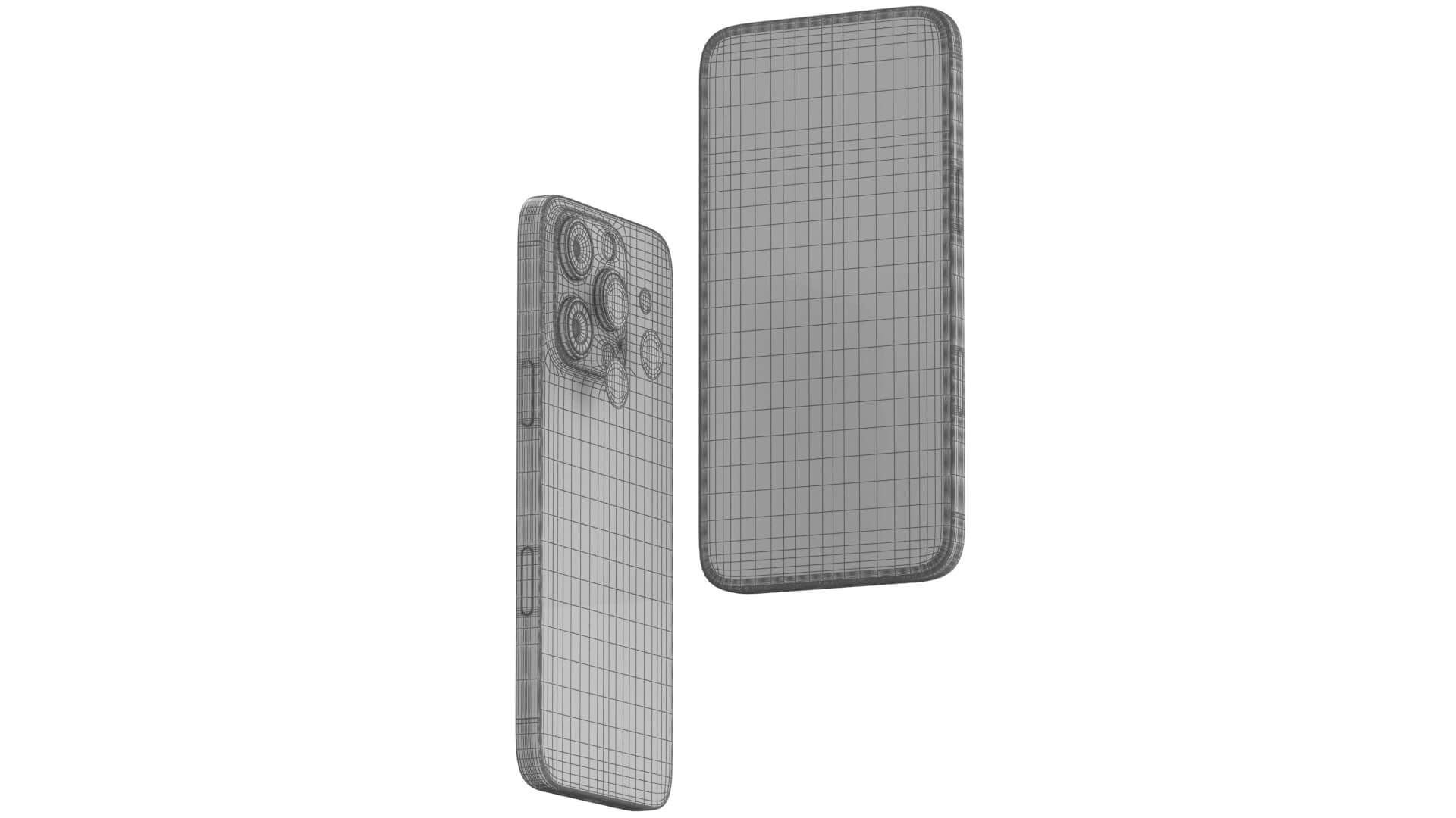 Apple iPhone 16 Pro Natural Titanium - 3D Model by 3dcharity