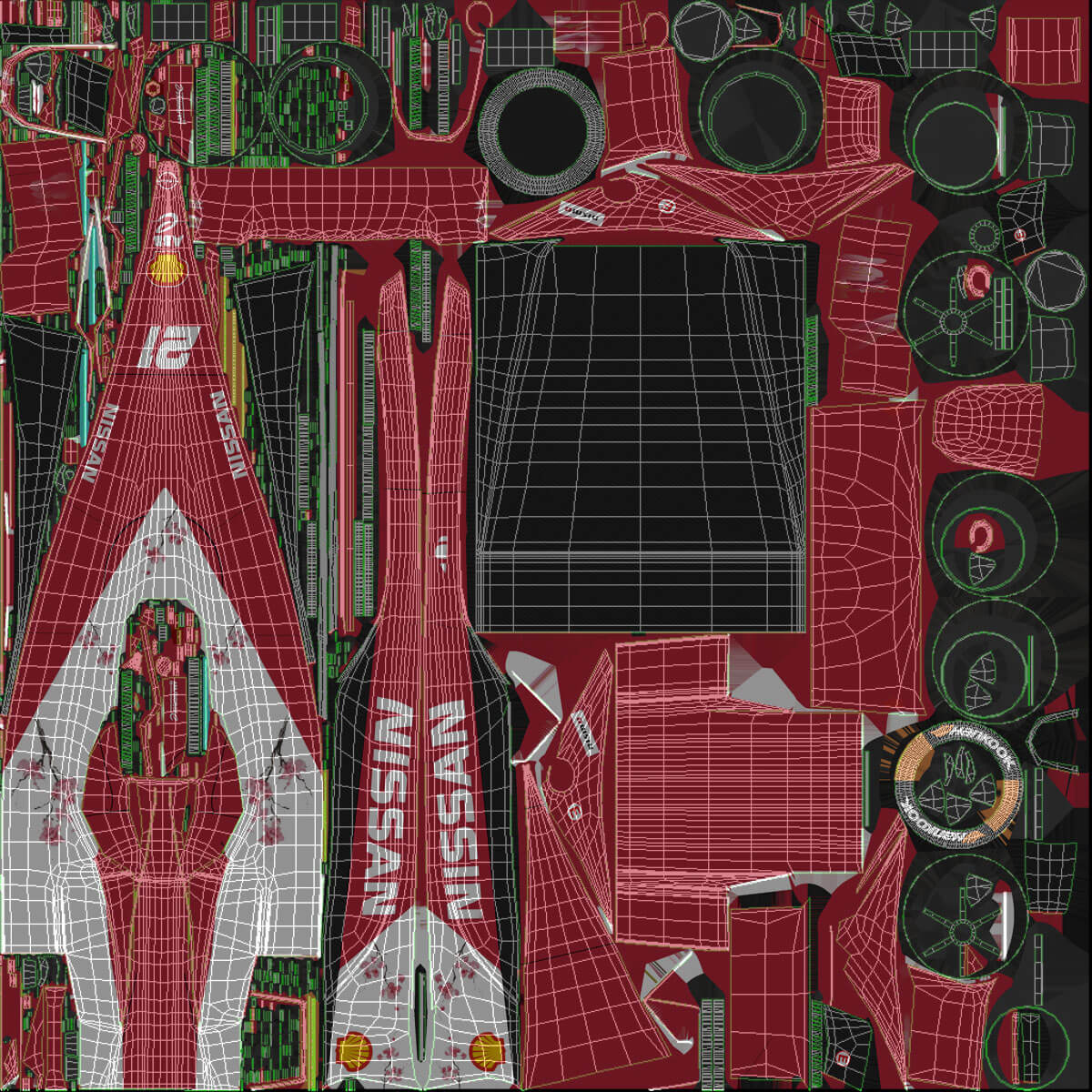 Formula E Season 2024 Race Car Collection - 3D Model by 3dcharity