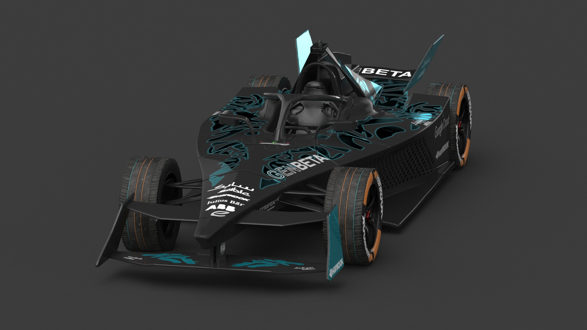 Genbeta Formula E Season 2025 PBR - 3D Model by 3dcharity