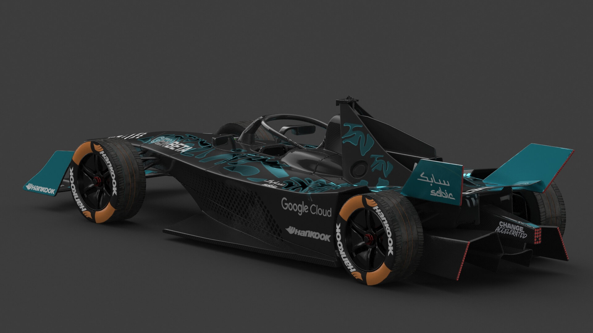 Genbeta Formula E Season 2025 PBR - 3D Model by 3dcharity