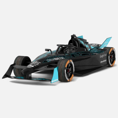 Genbeta Formula E Season 2025 PBR - 3D Model by 3dcharity